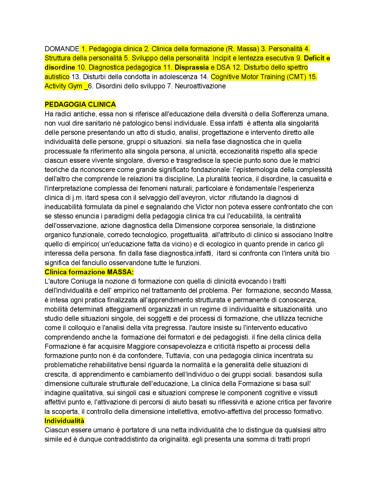 Appunti Per Esame Scritto Professor Crispiani Appunti Di Didattica