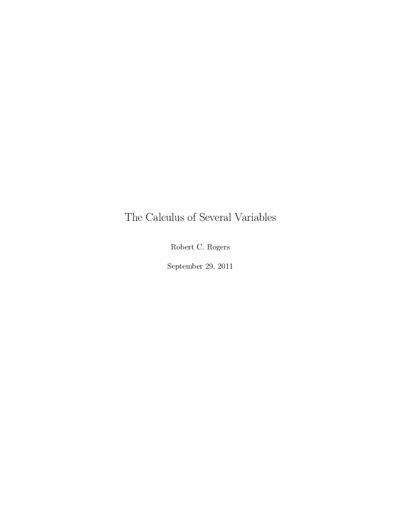 The Calculus Of Several Variable Simplified Schemes And Mind Maps
