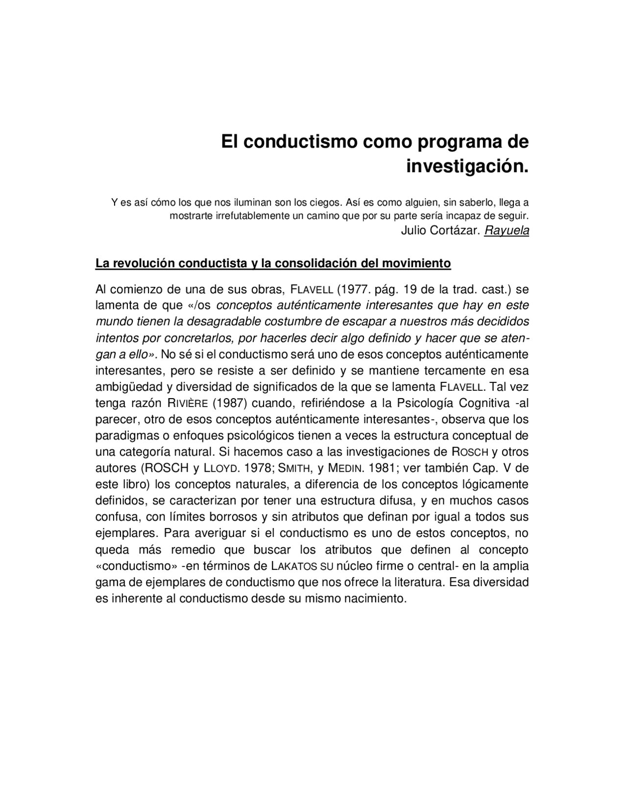 El Conductismo: Orígenes, Características y Crisis | Apuntes de ...