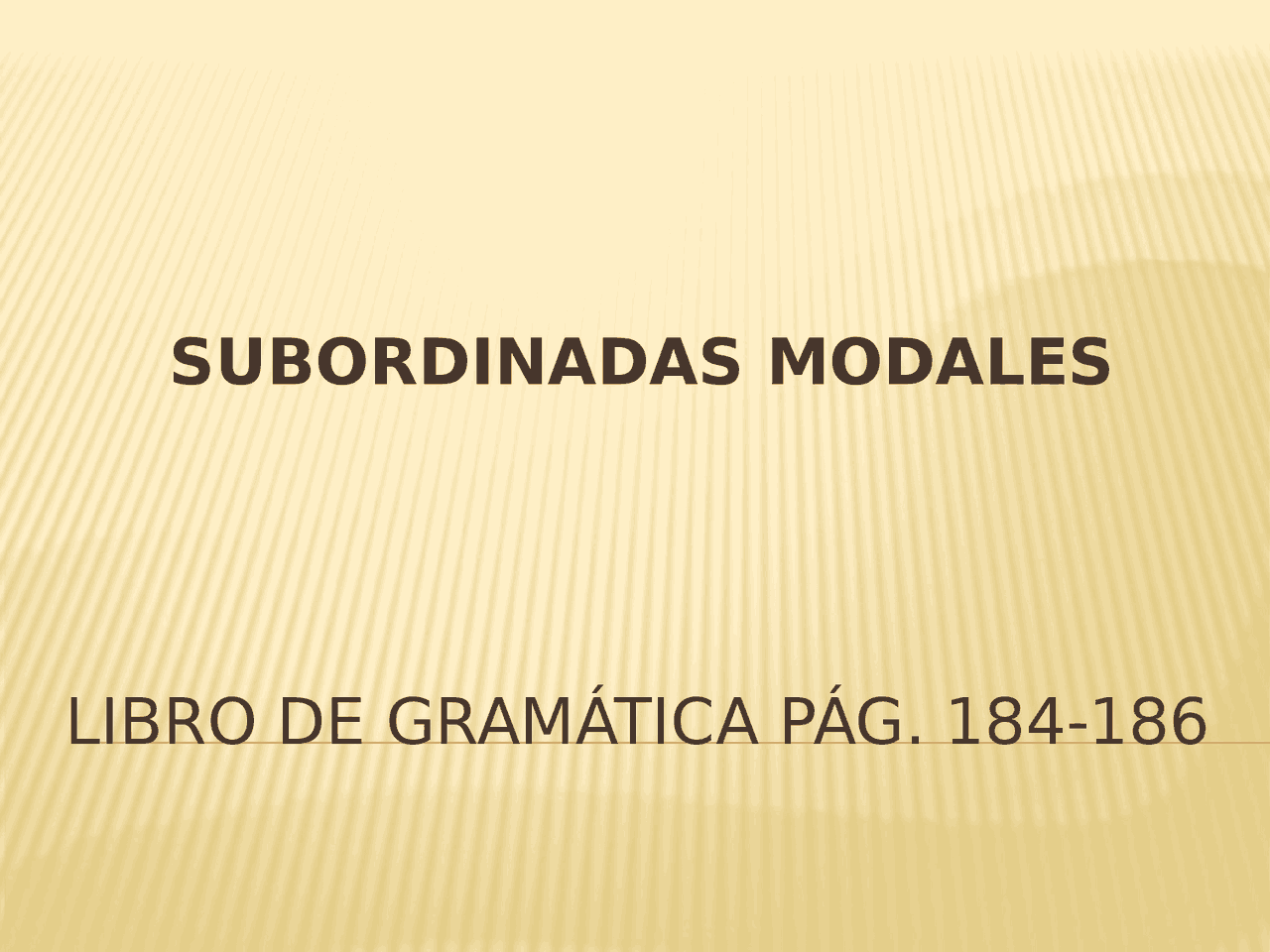 Schemi Sulle Subordinate Modali Schemi E Mappe Concettuali Di Lingua