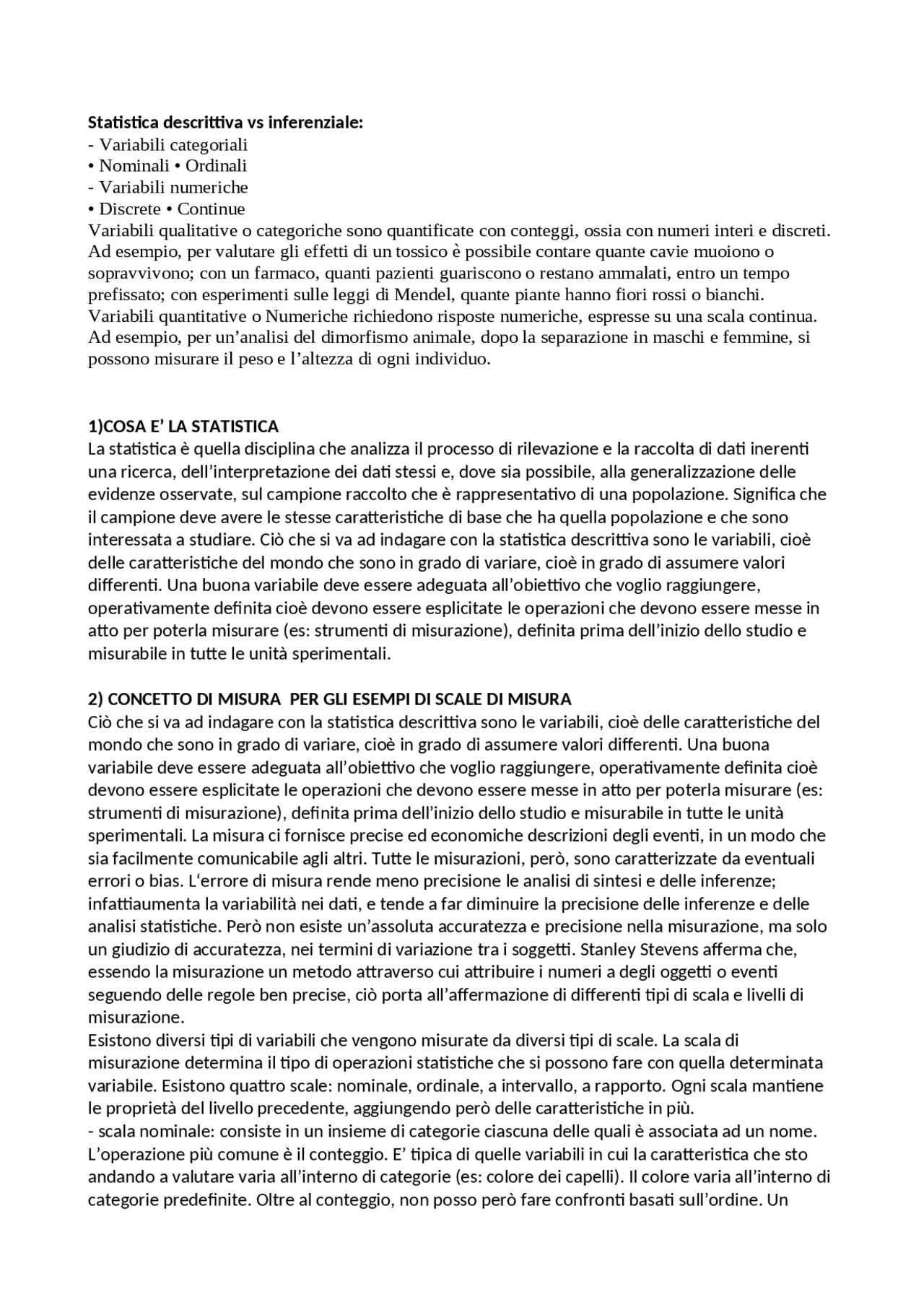 Tecniche Analisi Di Dati I Appunti Di Analisi Dei Dati Docsity