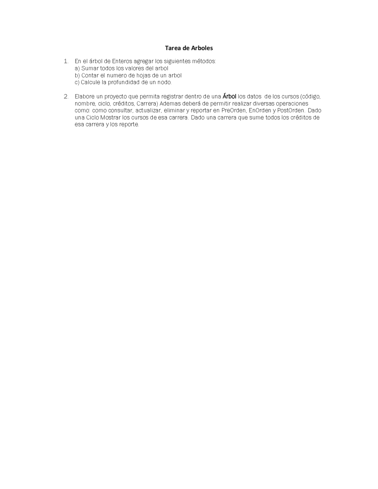 Tarea Arboles En Java Apuntes De Programación Java Docsity
