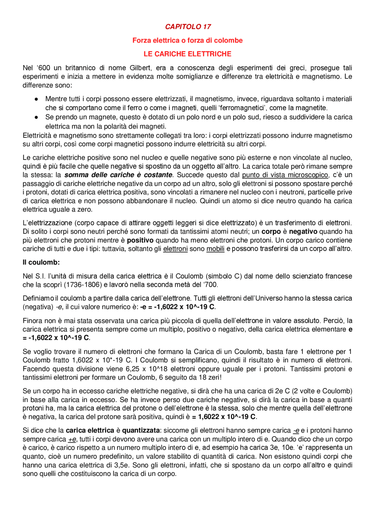 Appunti Di Fisica 5 Anno Appunti Di Fisica Docsity