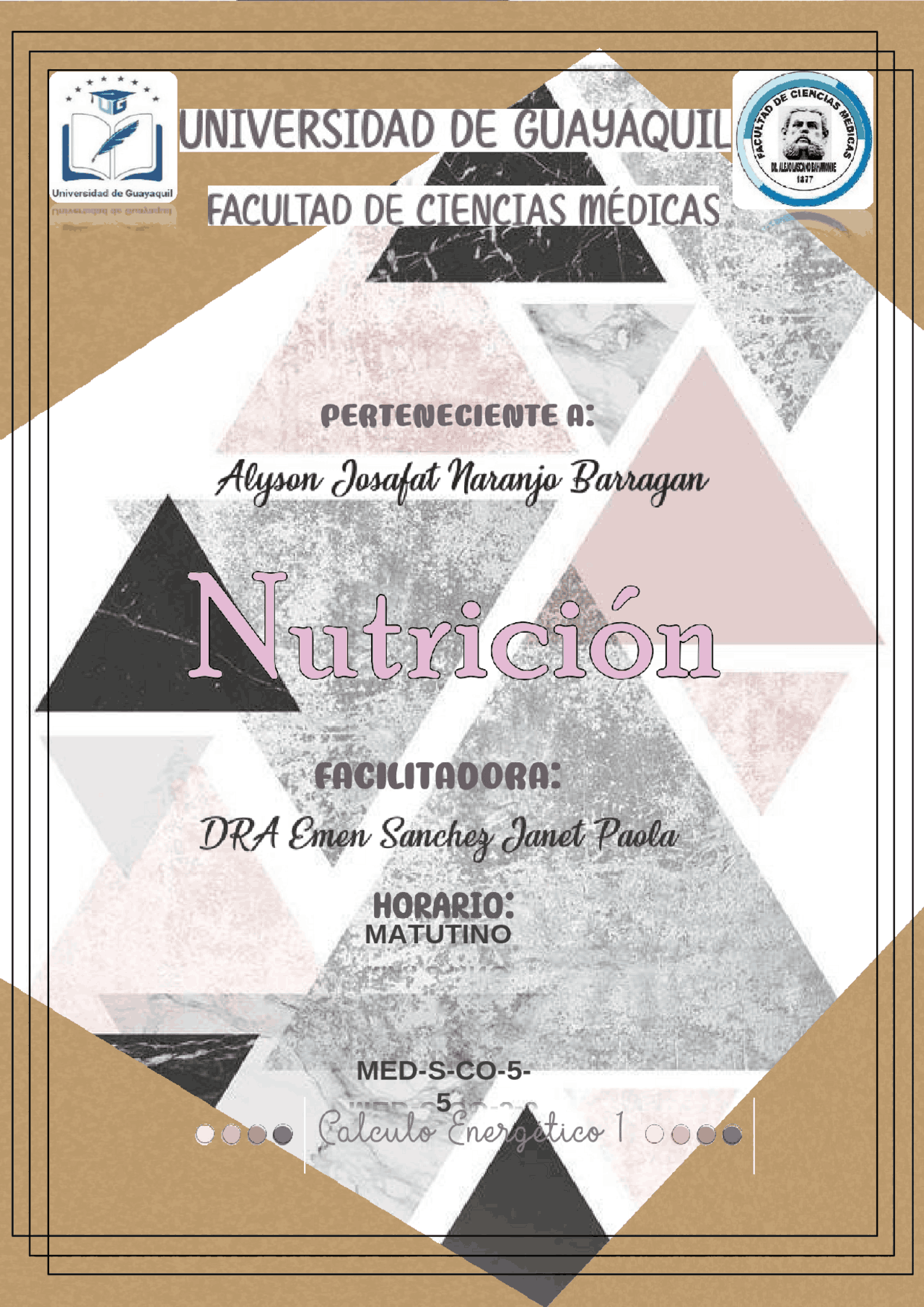 Calculo Energetico Nutricion Ejercicios De Nutrición Docsity