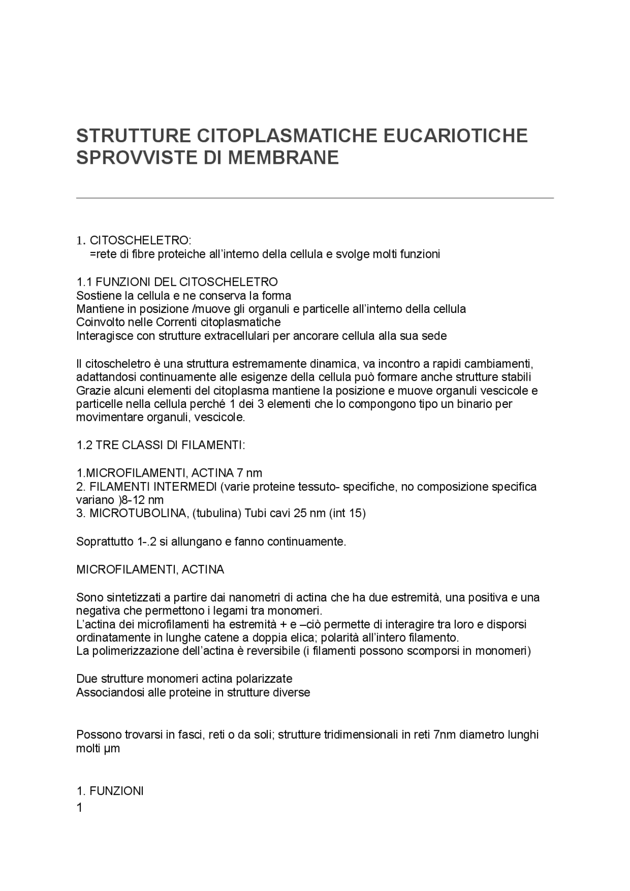 Chimica Acidi Nucleici Appunti Di Biologia Docsity