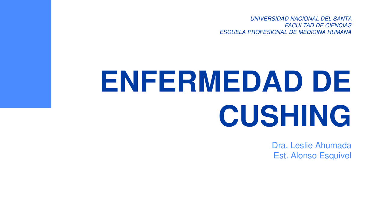 Enfermedad De Cushing Resumen Del Tema Clasificaciónclínica
