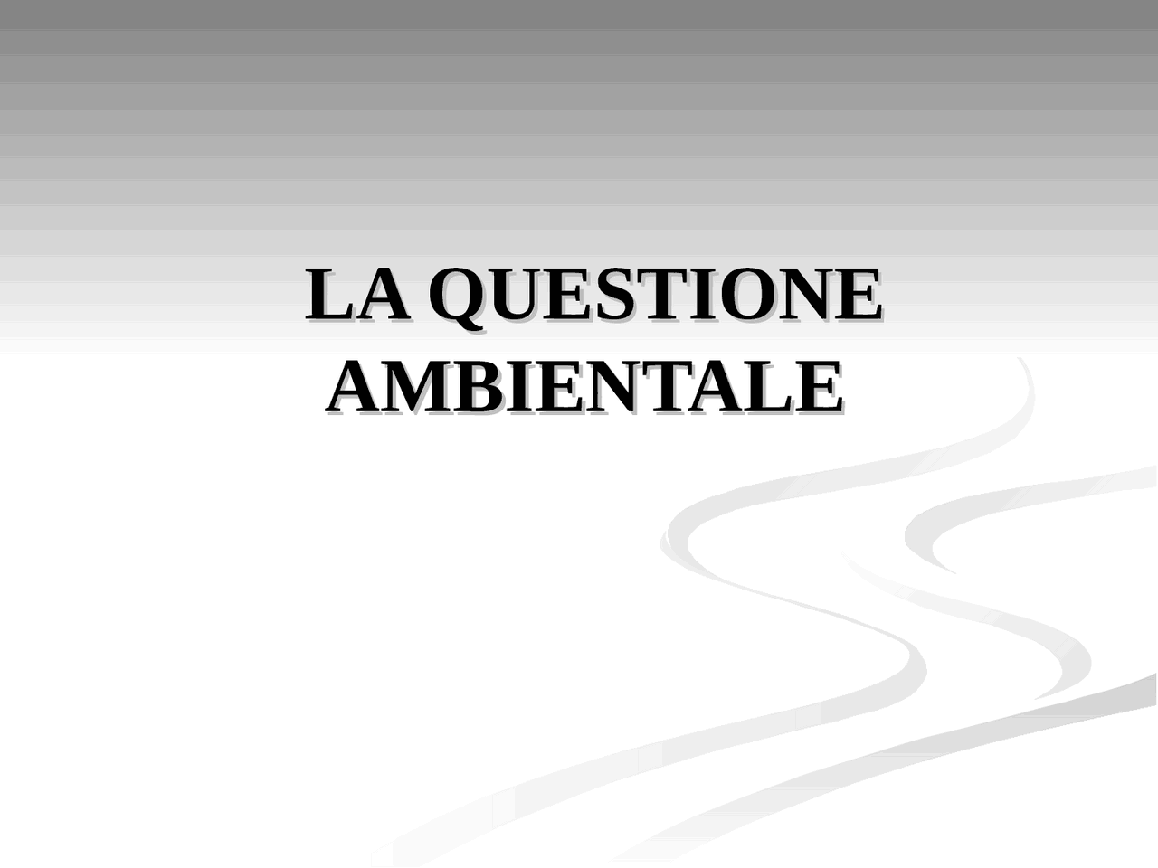 La questione ambientale | Slide di Sociologia della Devianza e della ...