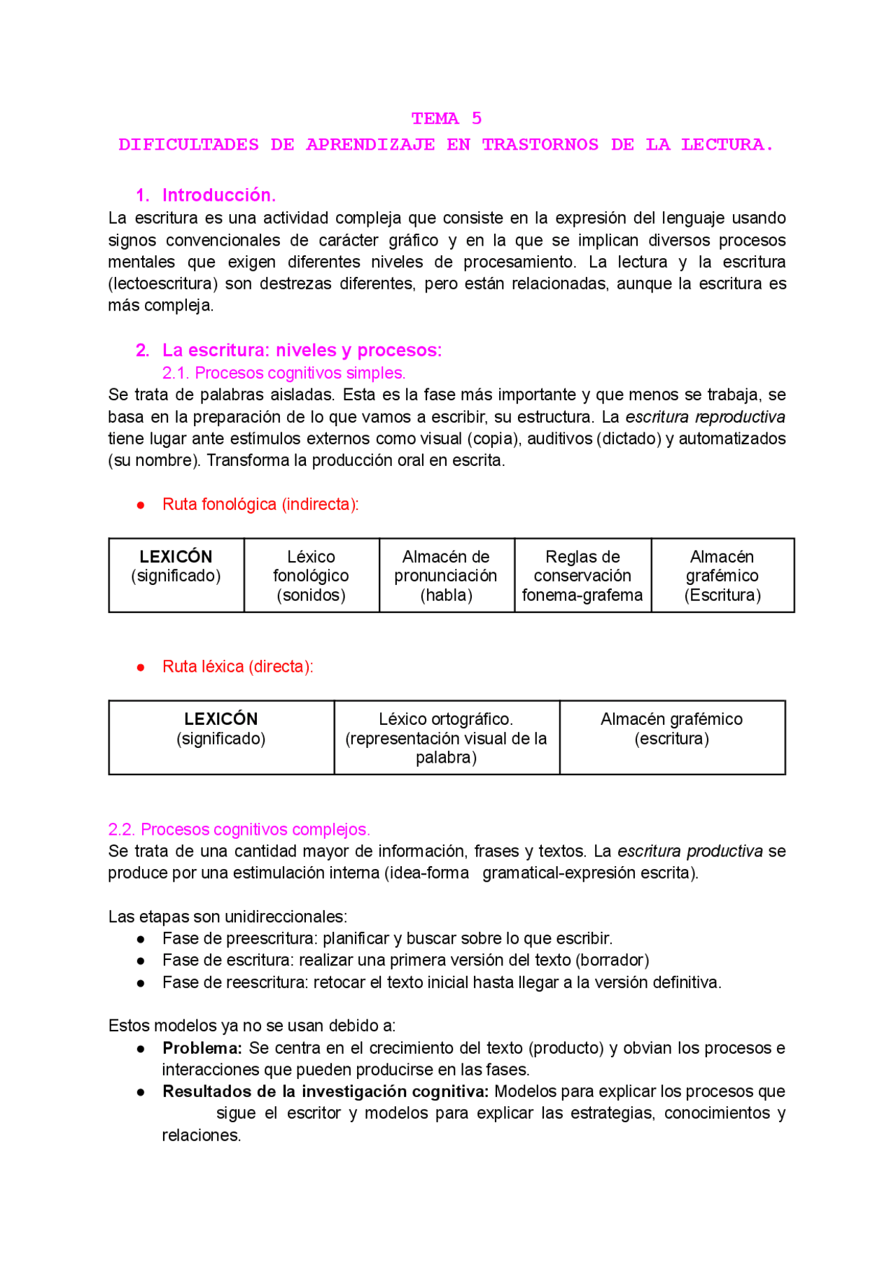 Dificultad De Aprendizaje Apuntes De Desarrollo Infantil Docsity