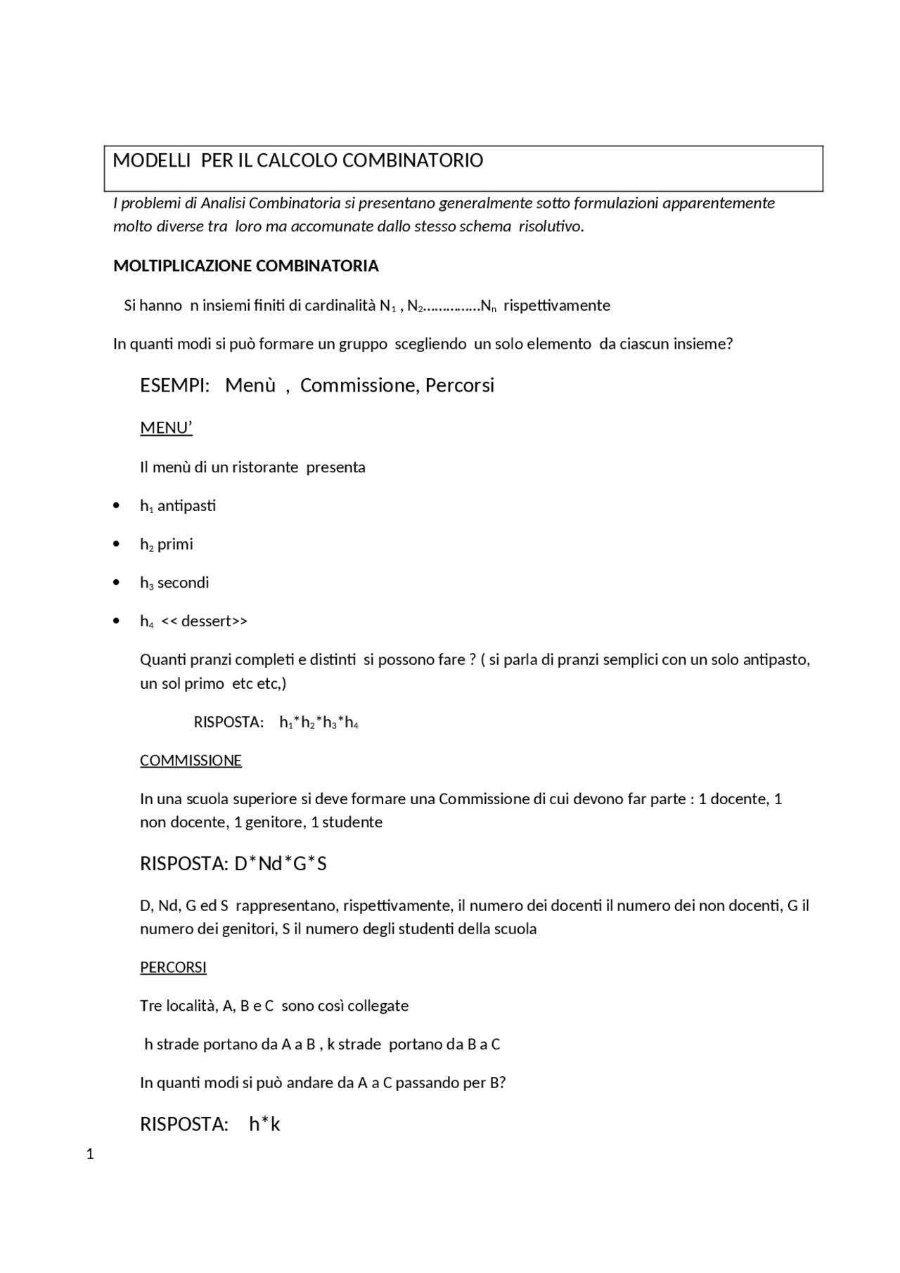 Modelli Consigliati Di Calcolo Schemi E Mappe Concettuali Di