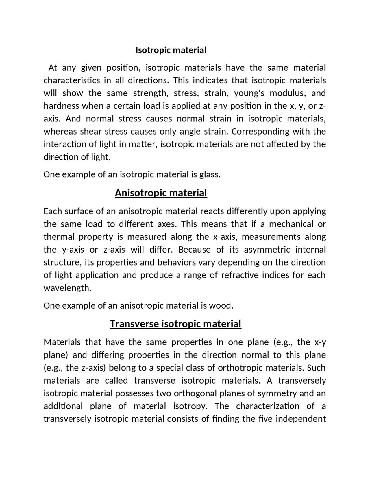Isotropy Discussion Schemes And Mind Maps Engineering Docsity