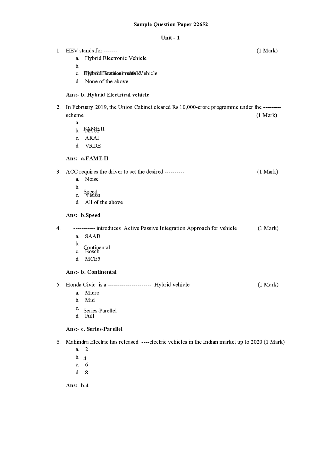 Modern hybrid and electric vehicles. | Quizzes Automobile Engineering ...
