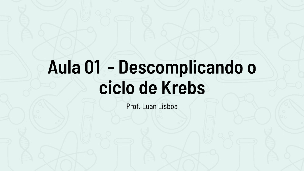 Saiba Como Funciona O Ciclo De Krebs Resumos Nutrição Docsity