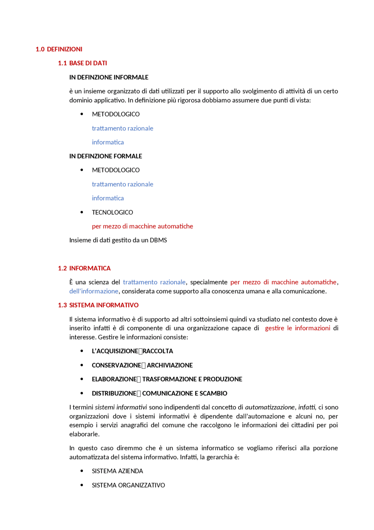 Definizione Basi Di Dati Schemi E Mappe Concettuali Di Basi Di Dati