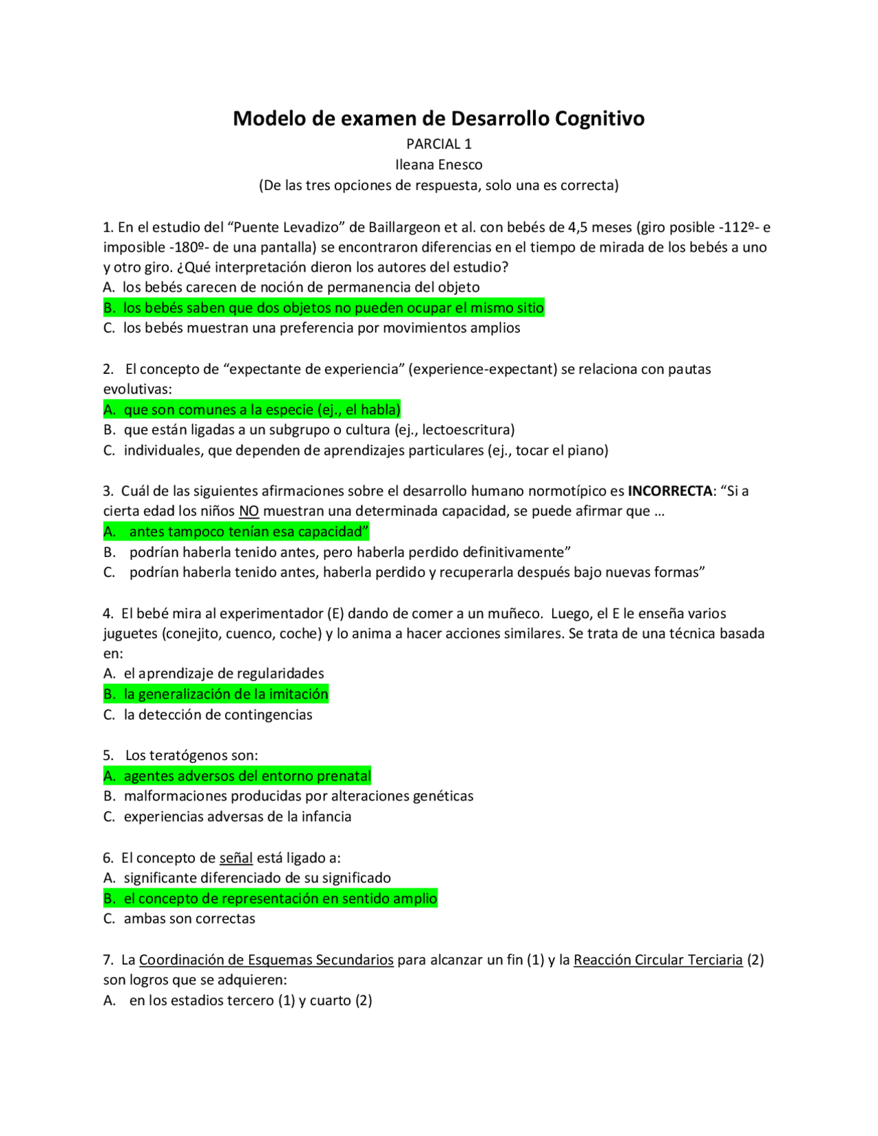 Examen Modelo Parcial 1 Bloques 1 Mitad Bloque 3 Desarrollo
