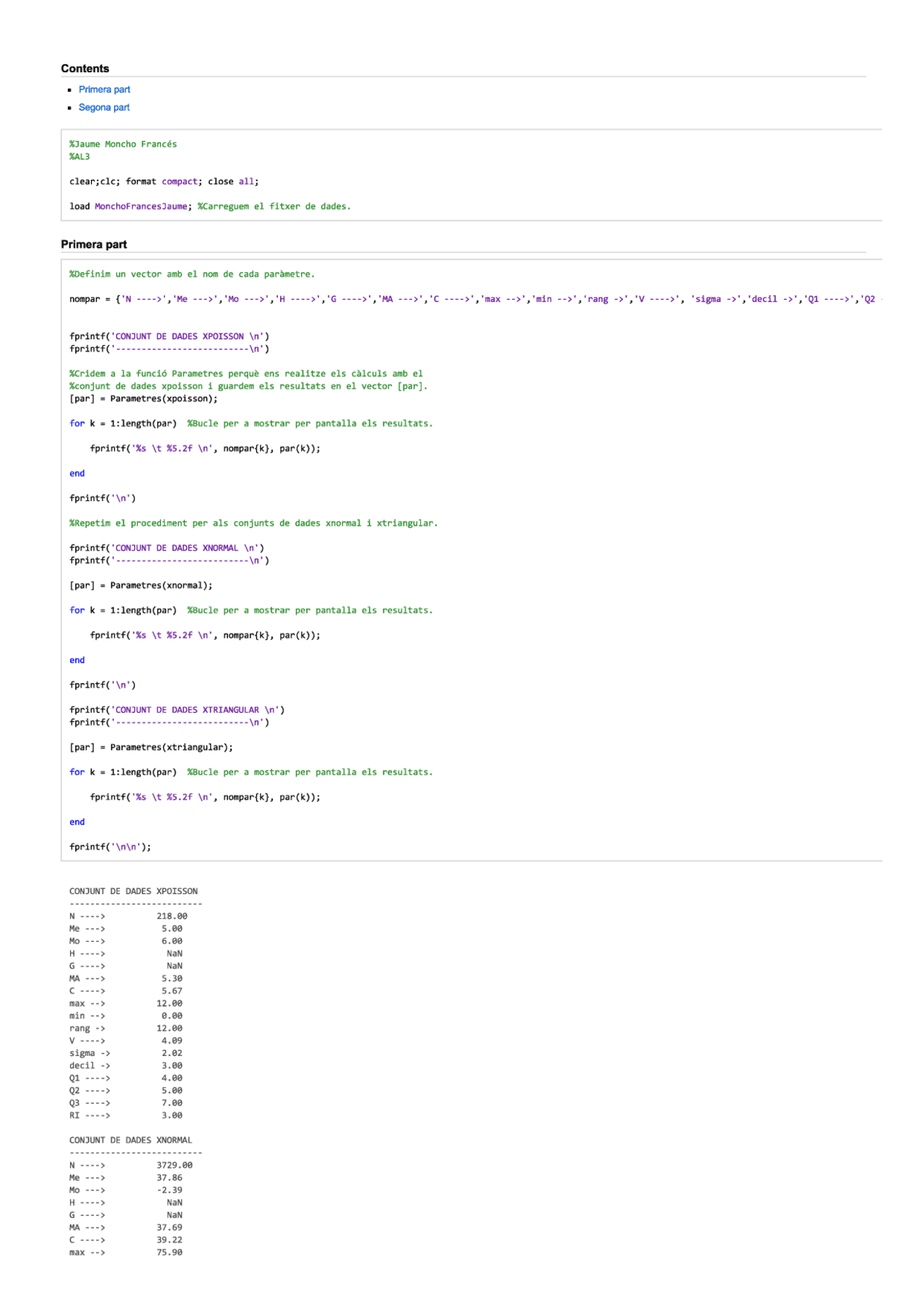 Matlab Statistica 2020 Schemi E Mappe Concettuali Di Statistica Docsity