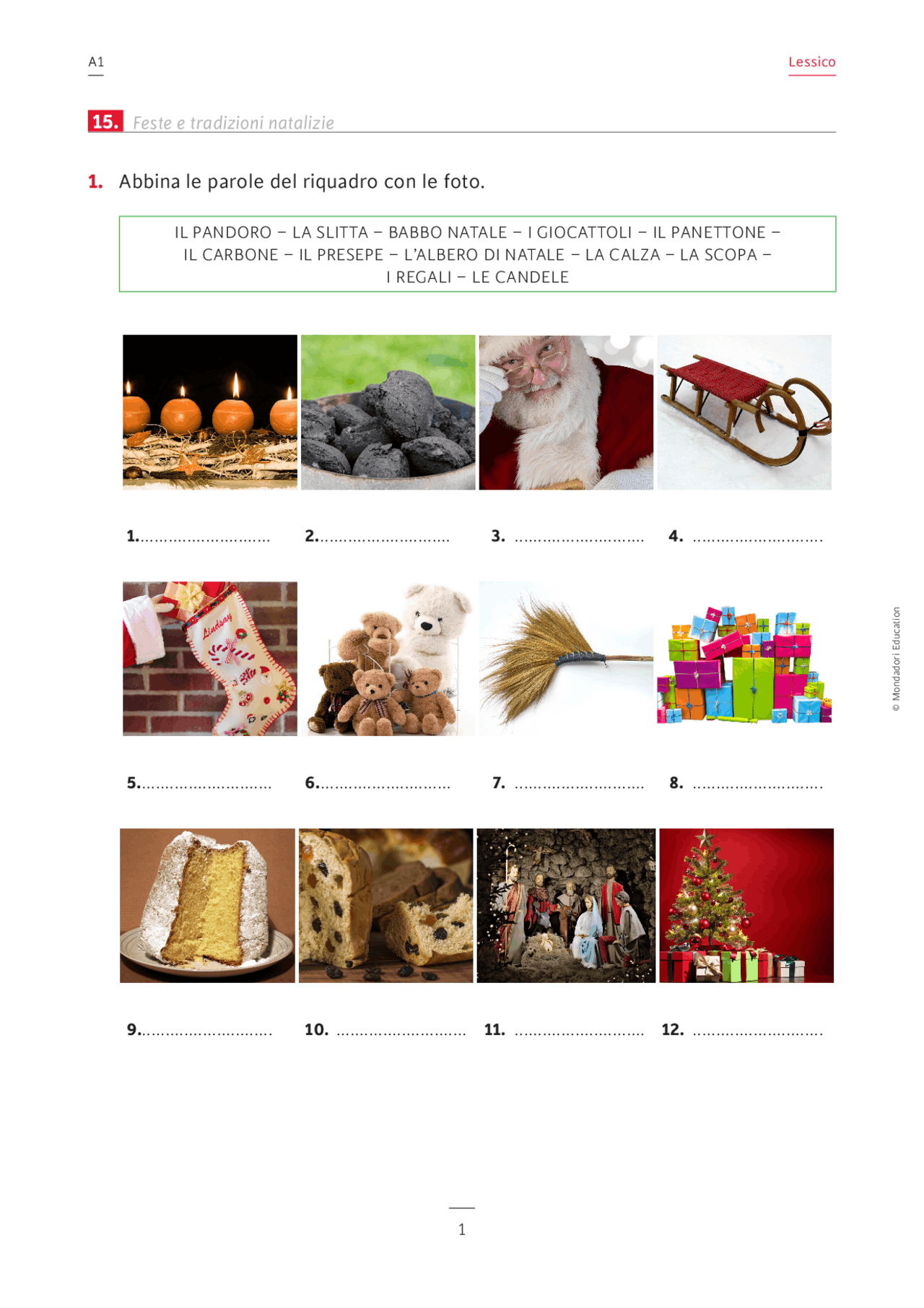 Esercizi. Lessico. Italiano per gli stranieri. | Esercizi di Italiano ...