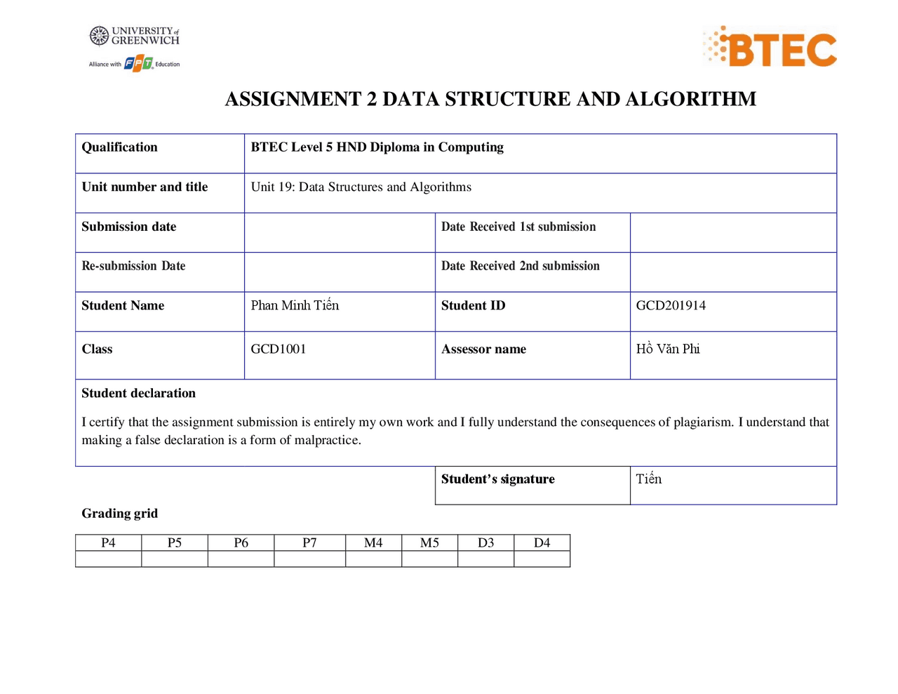 Assignment 2 Data Structure And Algorithm Assignments Data Structures 8012