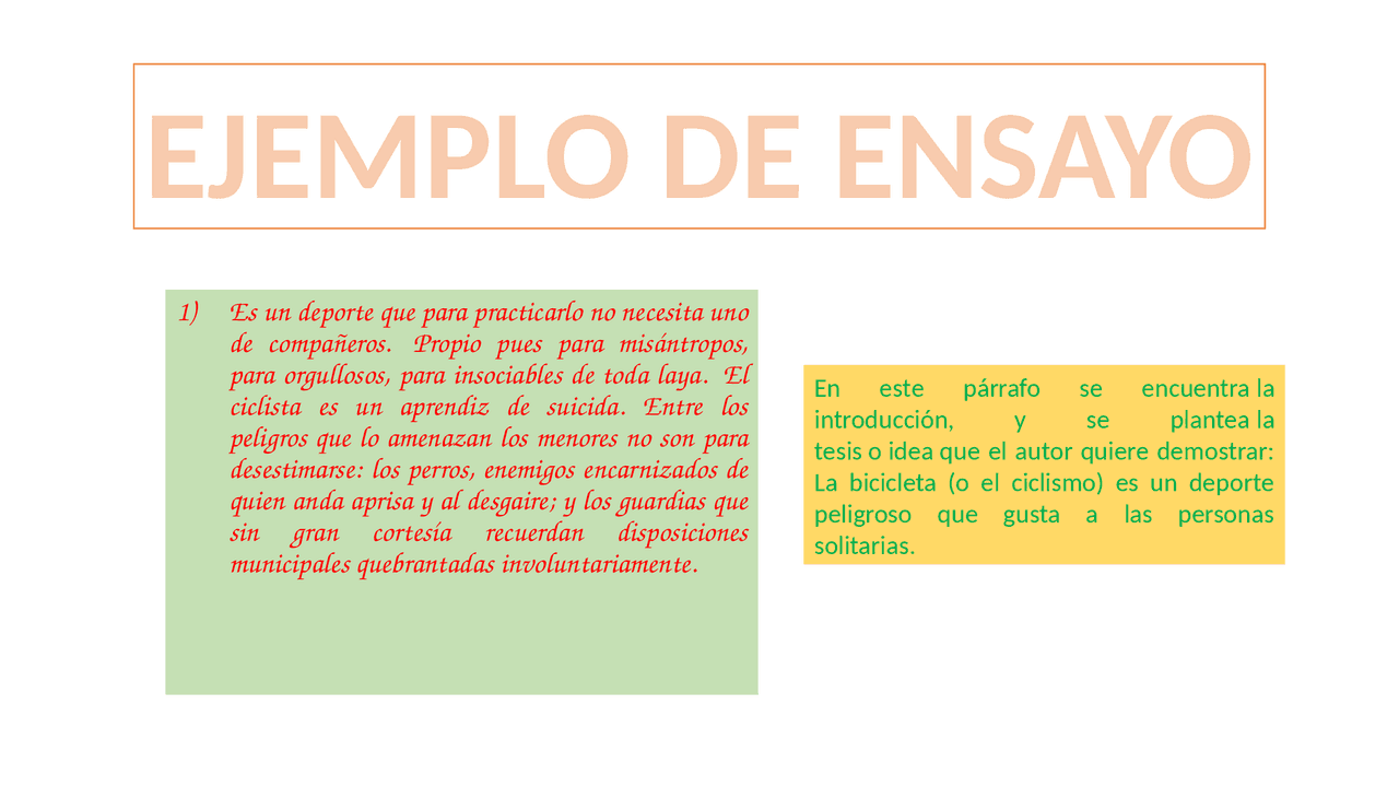 Ejemplo De Ensayo Comunicacion 2 Docsity