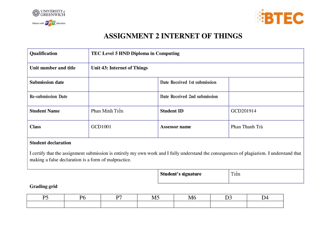 Assignment 2 Internet Of Things Assignments International Management