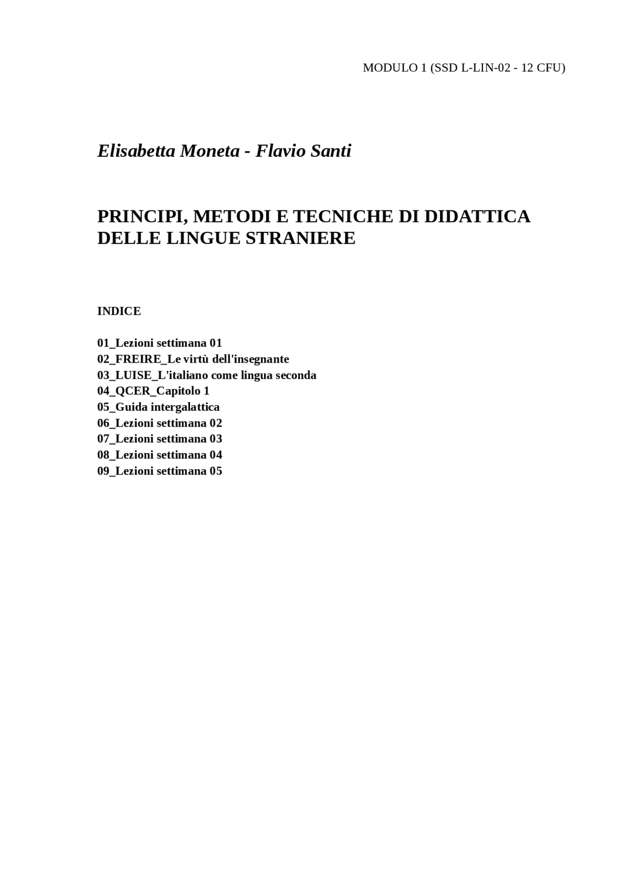 Principi Metodi E Tecniche Di Didattica Delle Lingue Straniere