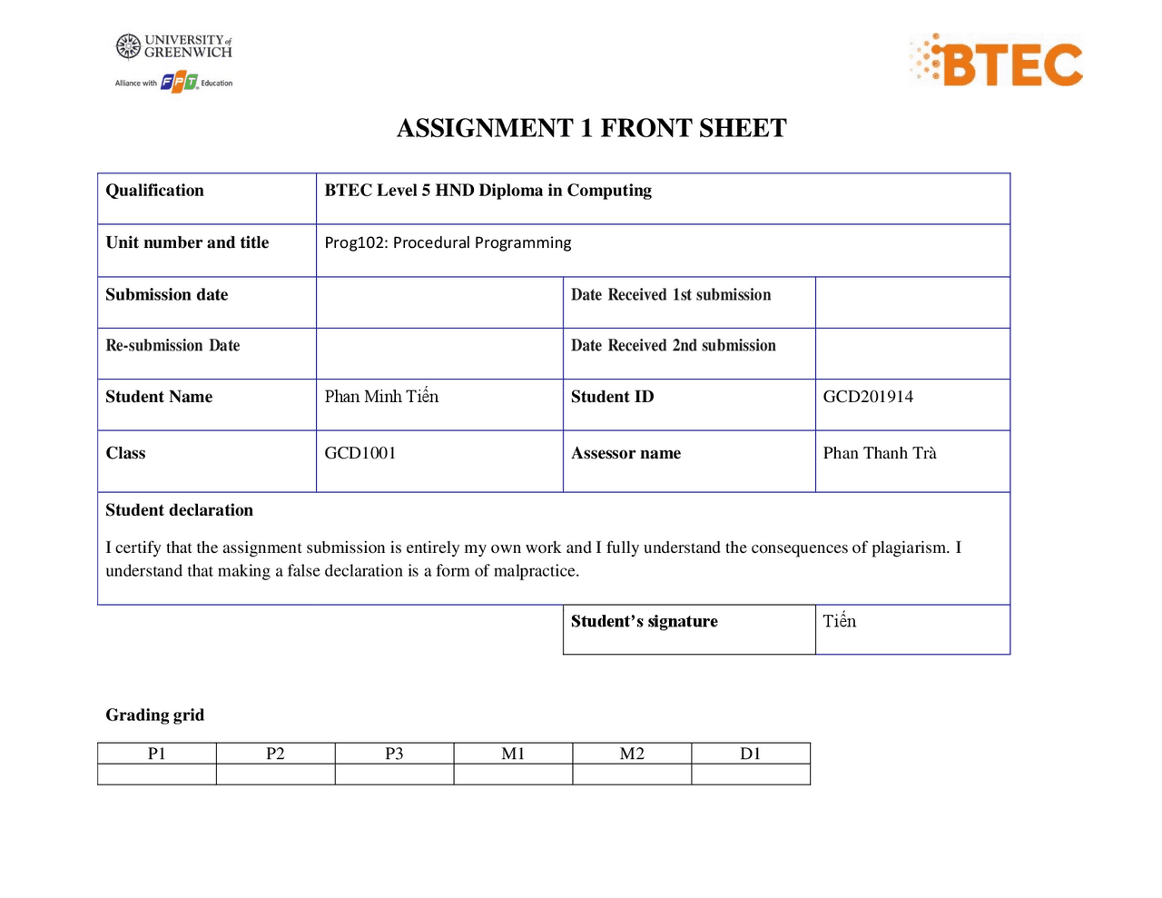 Assignment 1 C Language Assignments Procedural Law Docsity