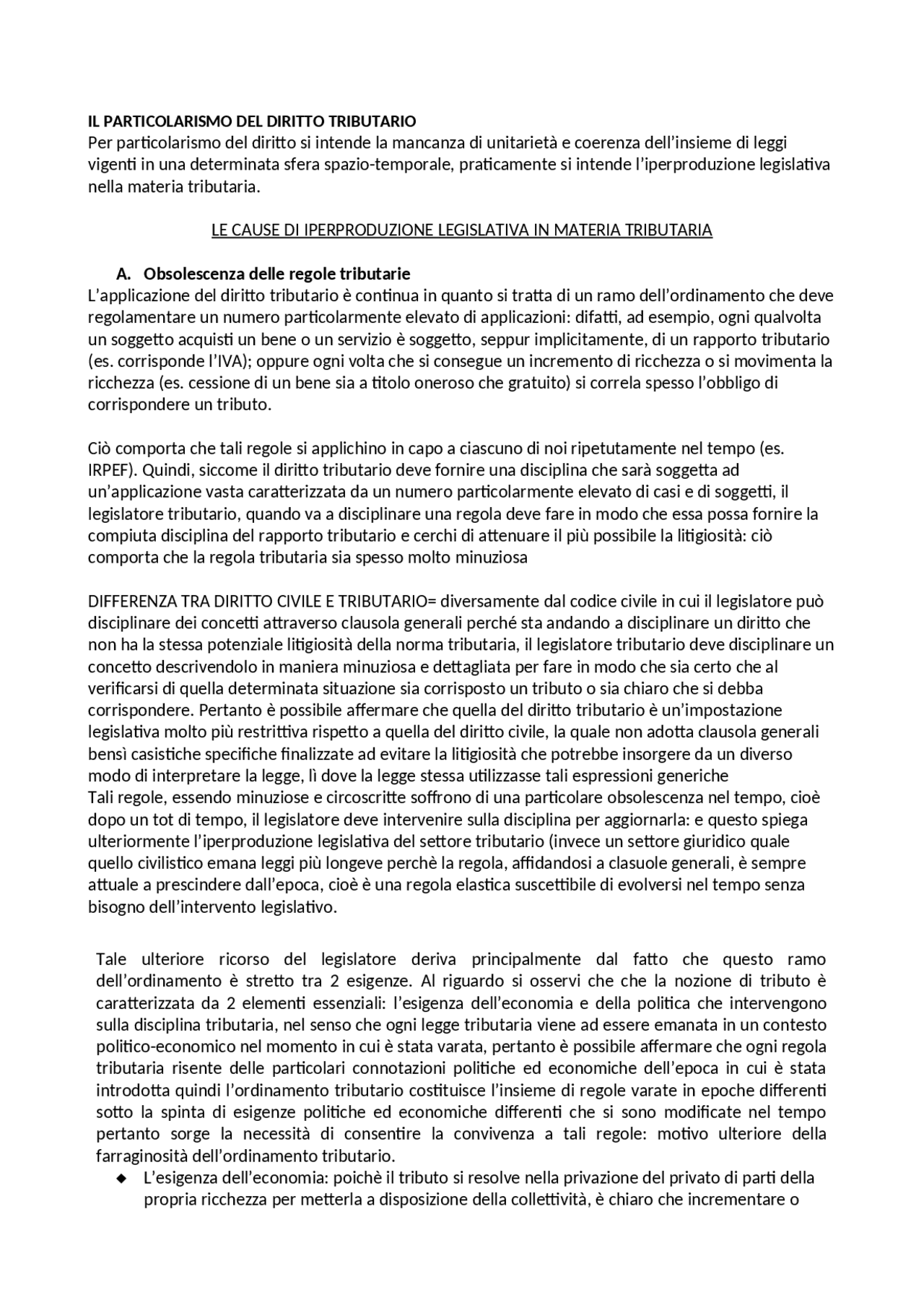 Il Particolarismo Del Diritto Schemi E Mappe Concettuali Di Diritto