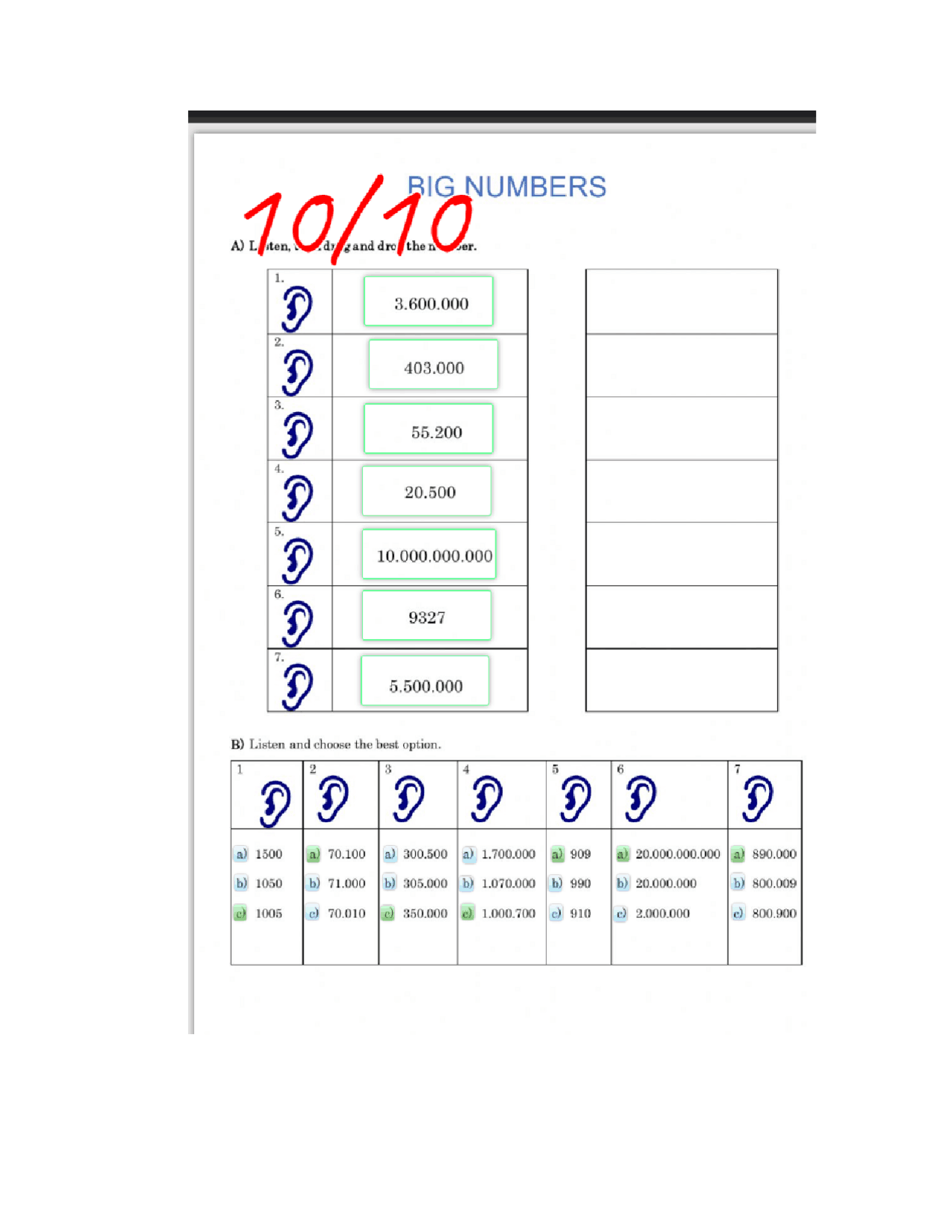 Ejercicios De Ingles Ejercicios De Idioma Inglés Docsity