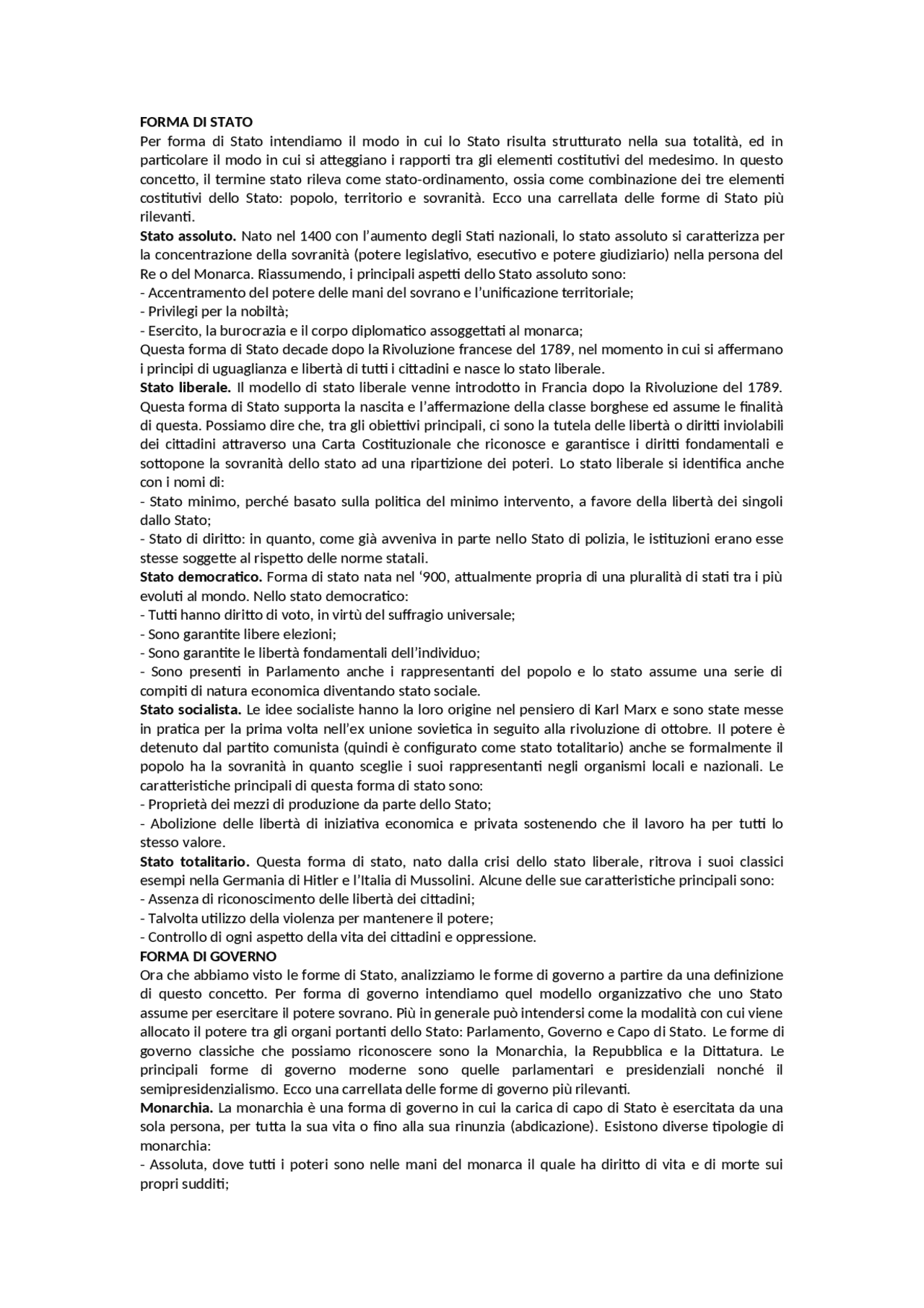 Breve Riassunto Di Cittadinanza Appunti Di Diritto Docsity