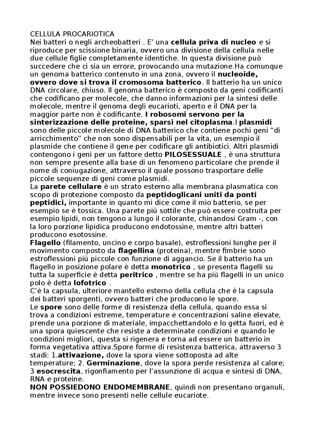 Cellule Eucariotiche E Procariotiche Schemi E Mappe Concettuali Di