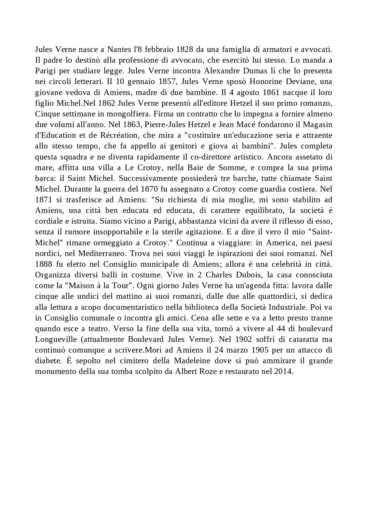 Riassunto Jules Verne Slide Di Letteratura Francese Docsity