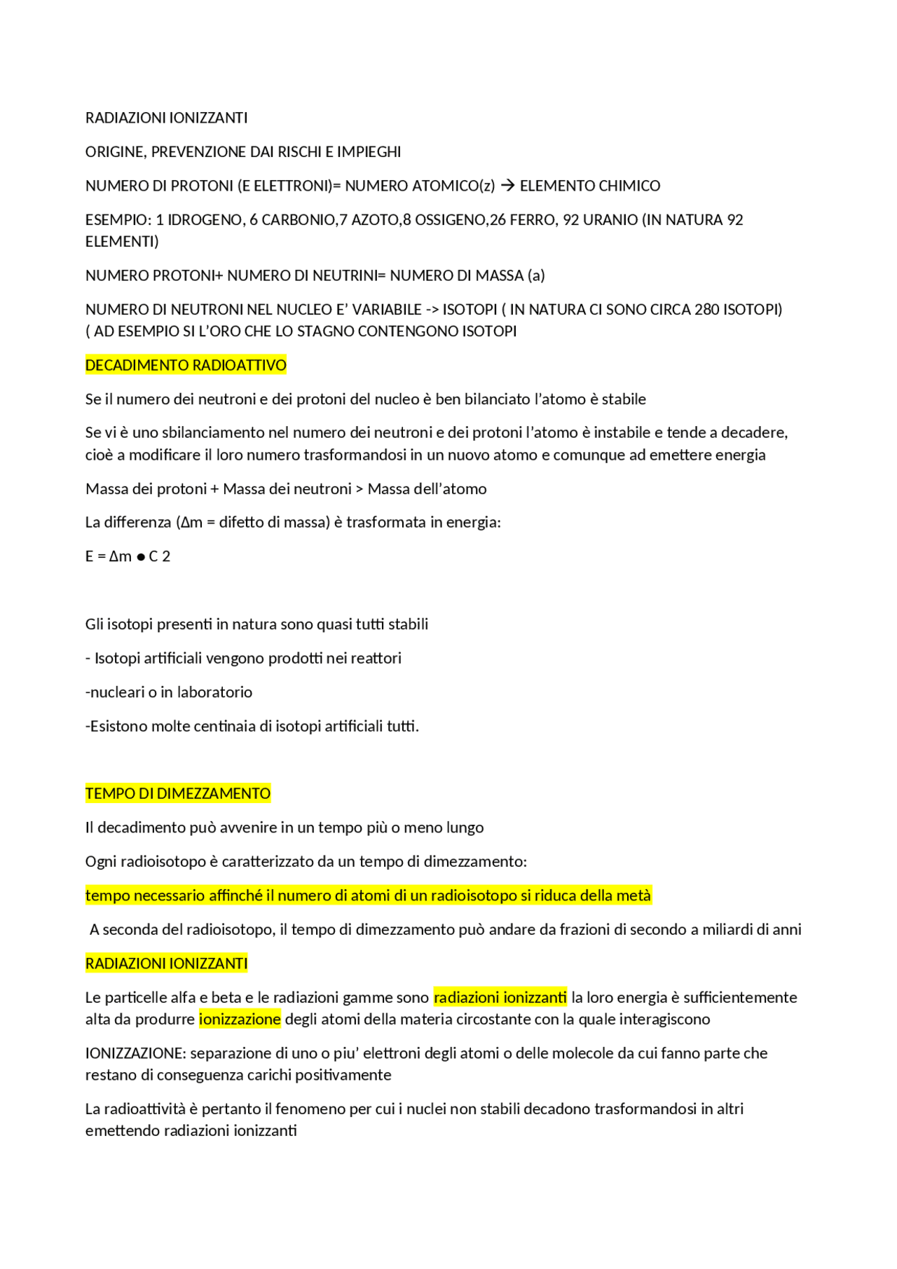 In questo documento viene trattato la rm pet e tac | Appunti di ...