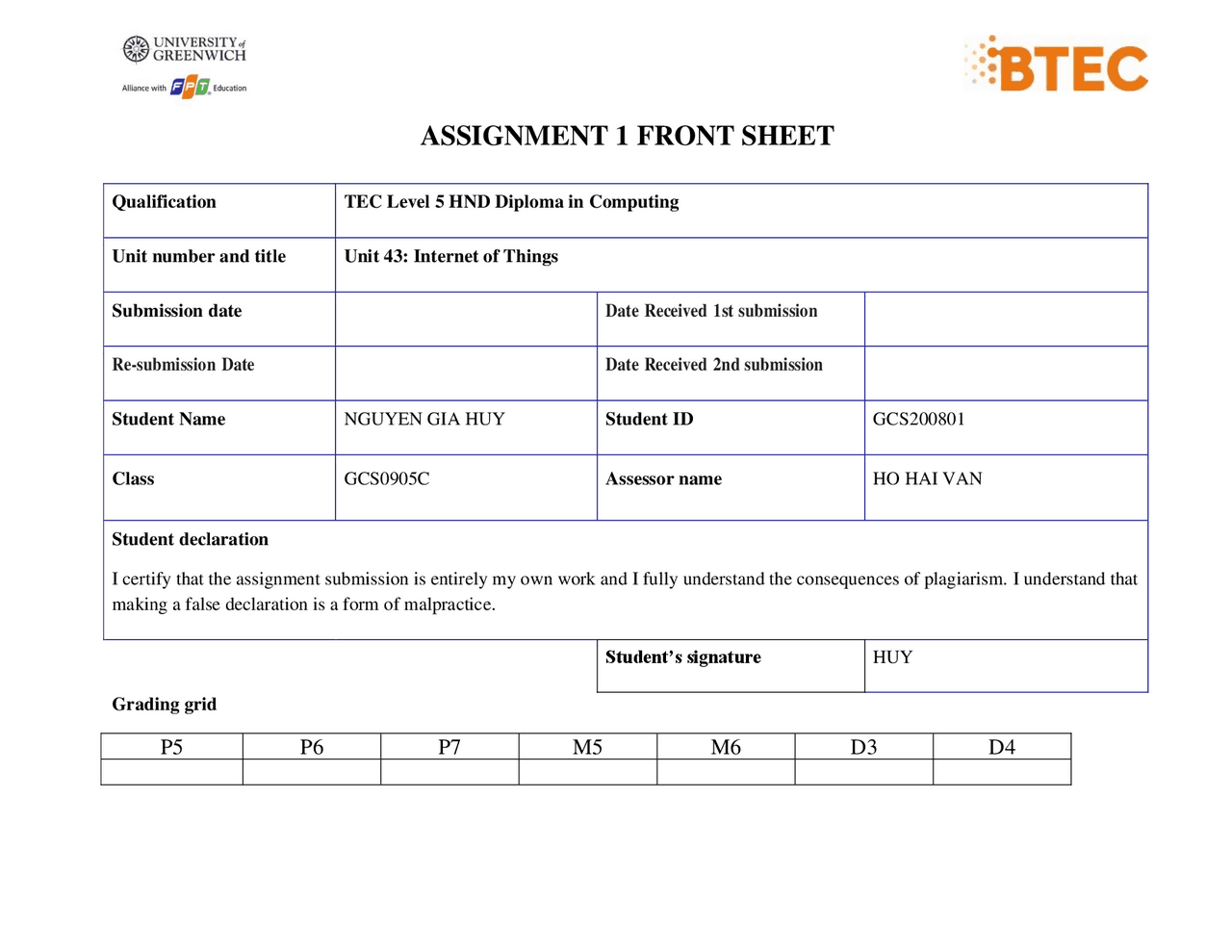 1690 - Internet of Things - Assignment 2 - PASS | Assignments ...