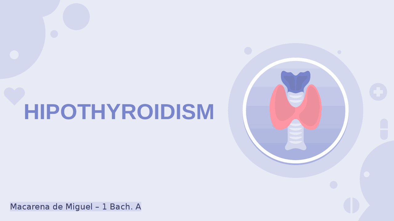Hypothyroidism Free PPT | Diapositivas de Biología | Docsity
