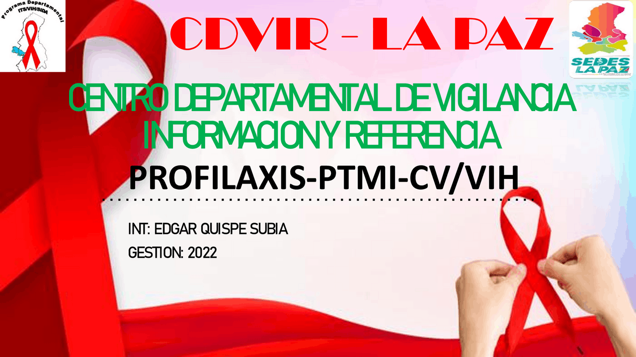 PROFILAXIS - PREVENCION DE TRANSMISION MATERNO INFANTIL (PTMI ...