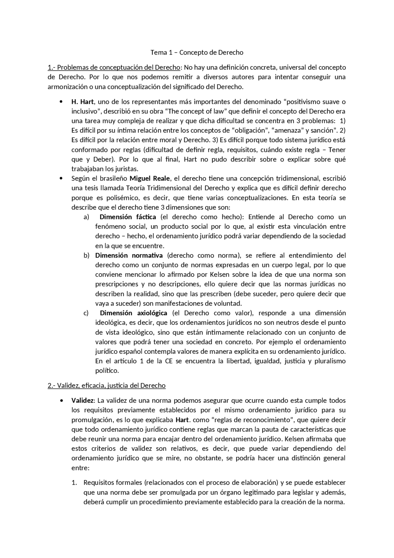 Apuntes Teoría Del Derecho Resúmenes De Teoría Del Derecho Docsity