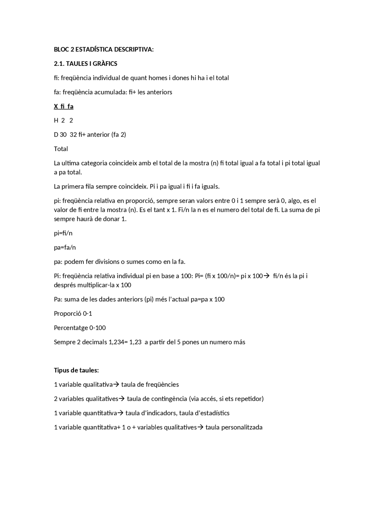 Bloc 2 Estadistica Aplicada Ub Apuntes De Estadística Aplicada Docsity