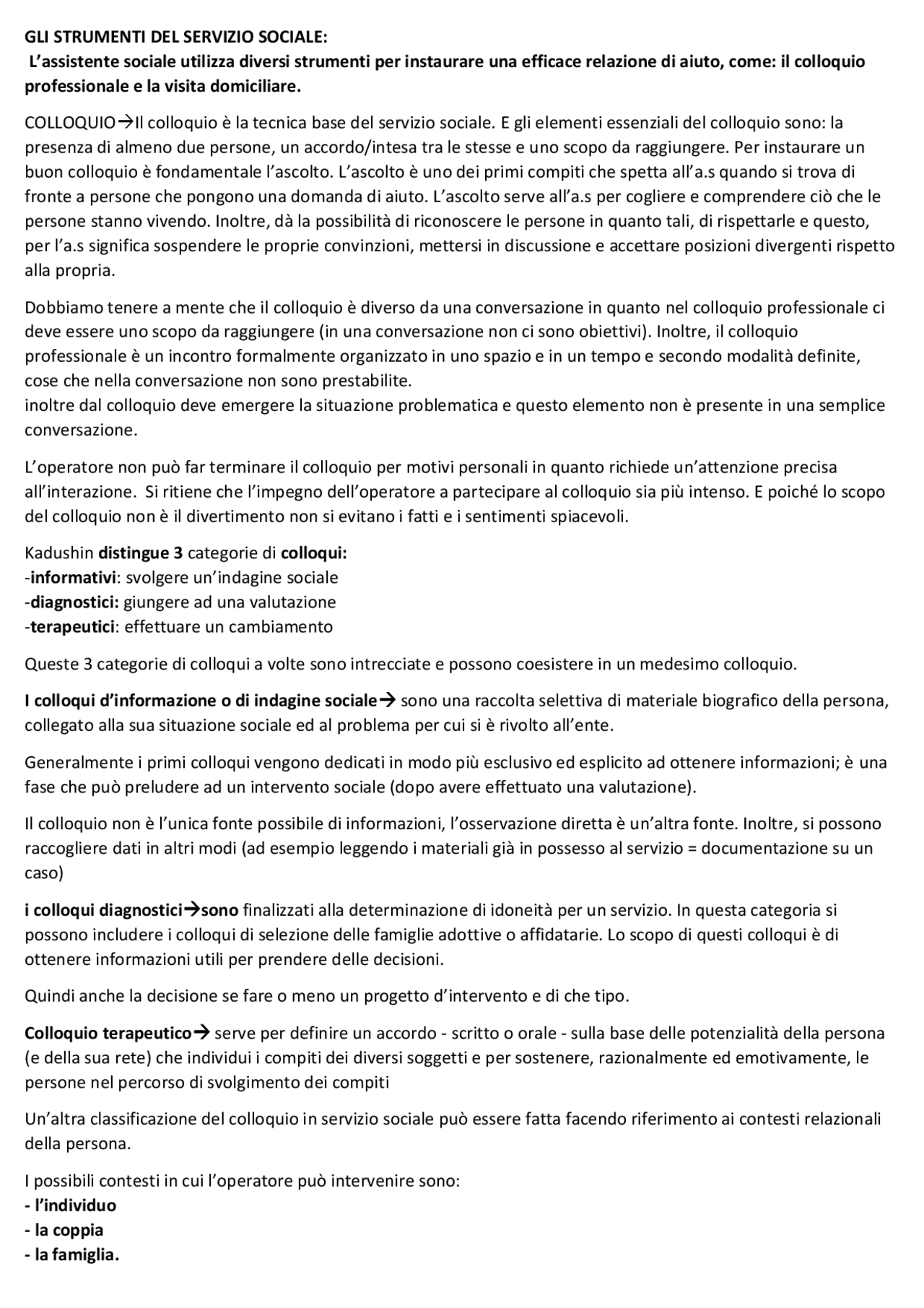 Strumenti Del Servizio Sociale Schemi E Mappe Concettuali Di Metodi E
