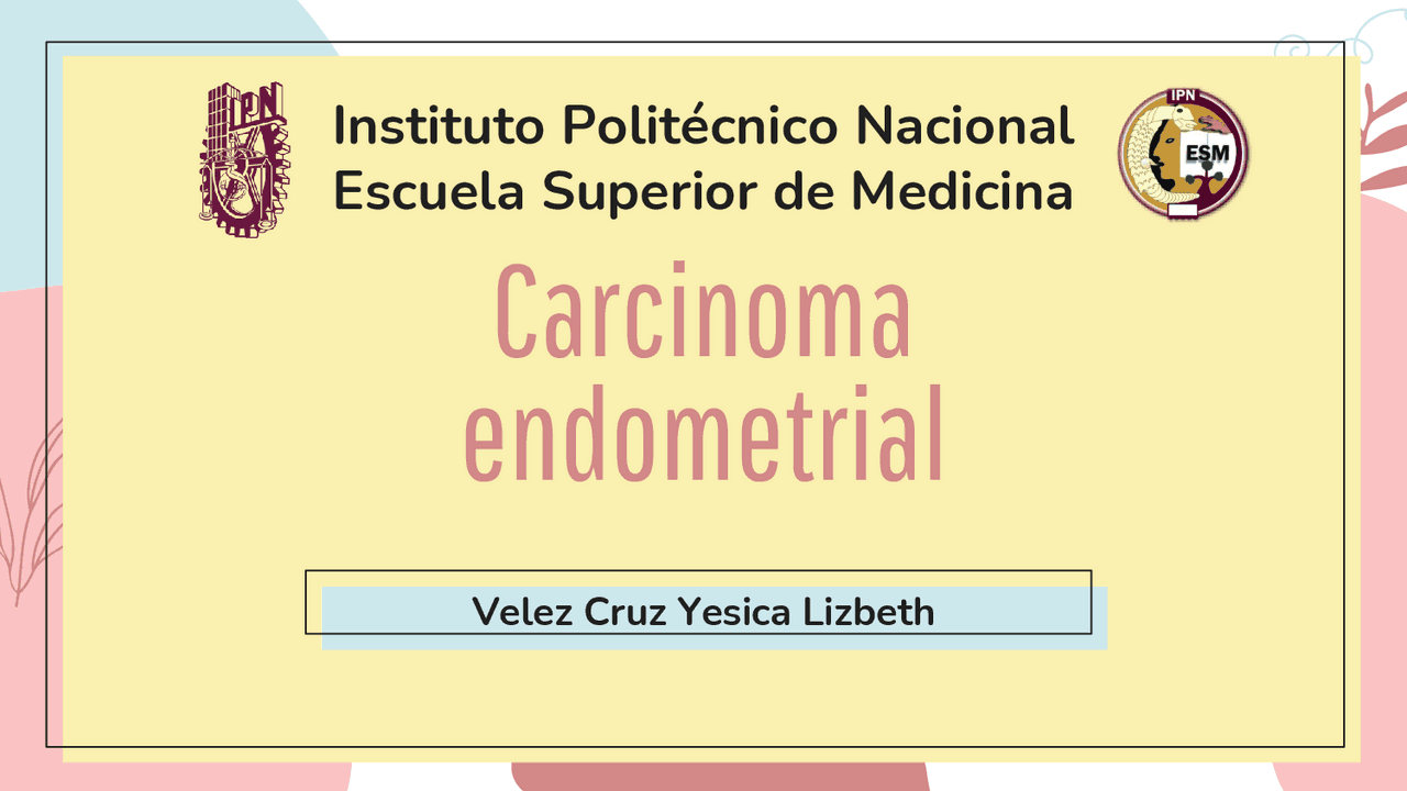 Carcinoma Endometrial Diapositivas De Anatomía Patológica Docsity