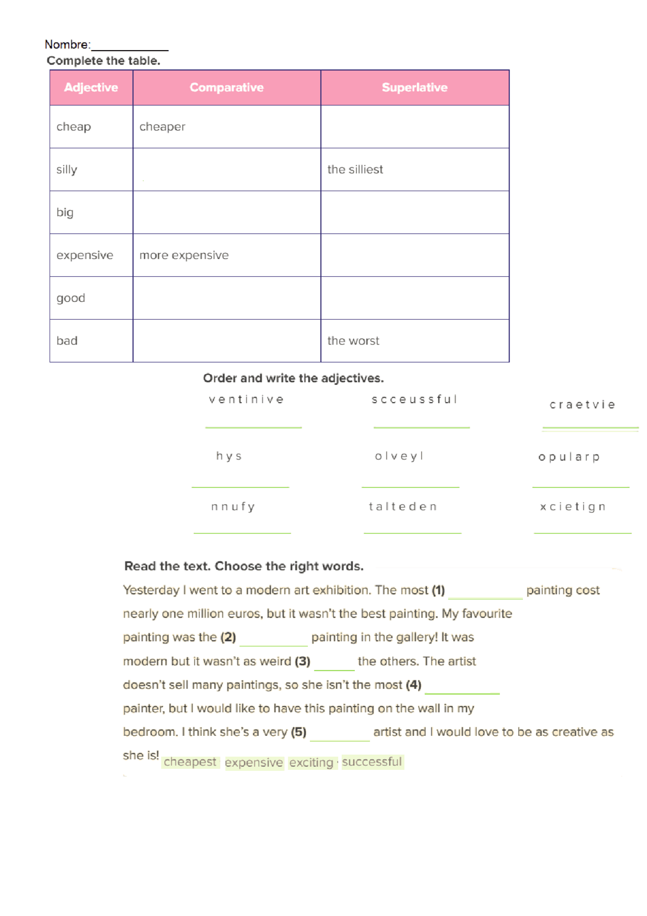 Repaso Inglés Unit 2 Apuntes De Idioma Inglés Docsity