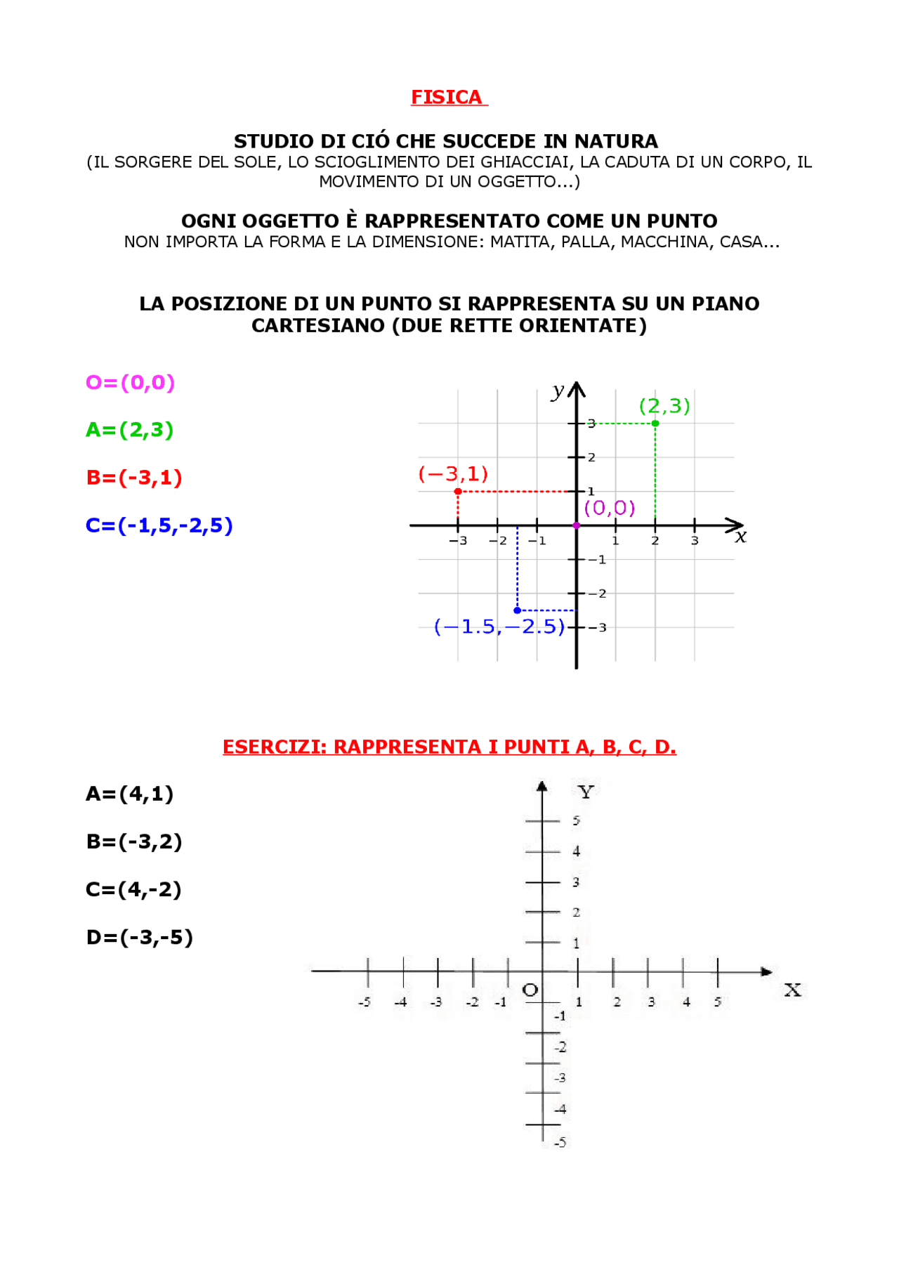 Moto Rettilineo Uniforme Schemi E Mappe Concettuali Di Fisica Docsity