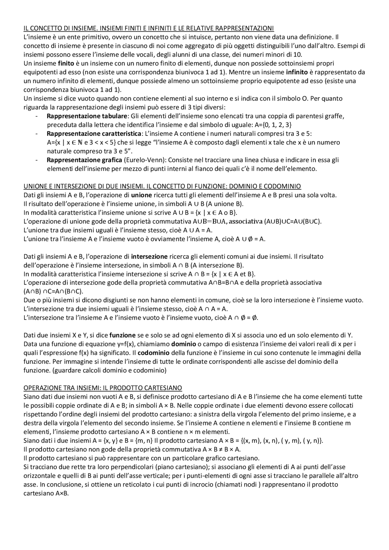 Matematica Per Concorso Guardia Di Finanza Tesi Sviluppate Schemi E