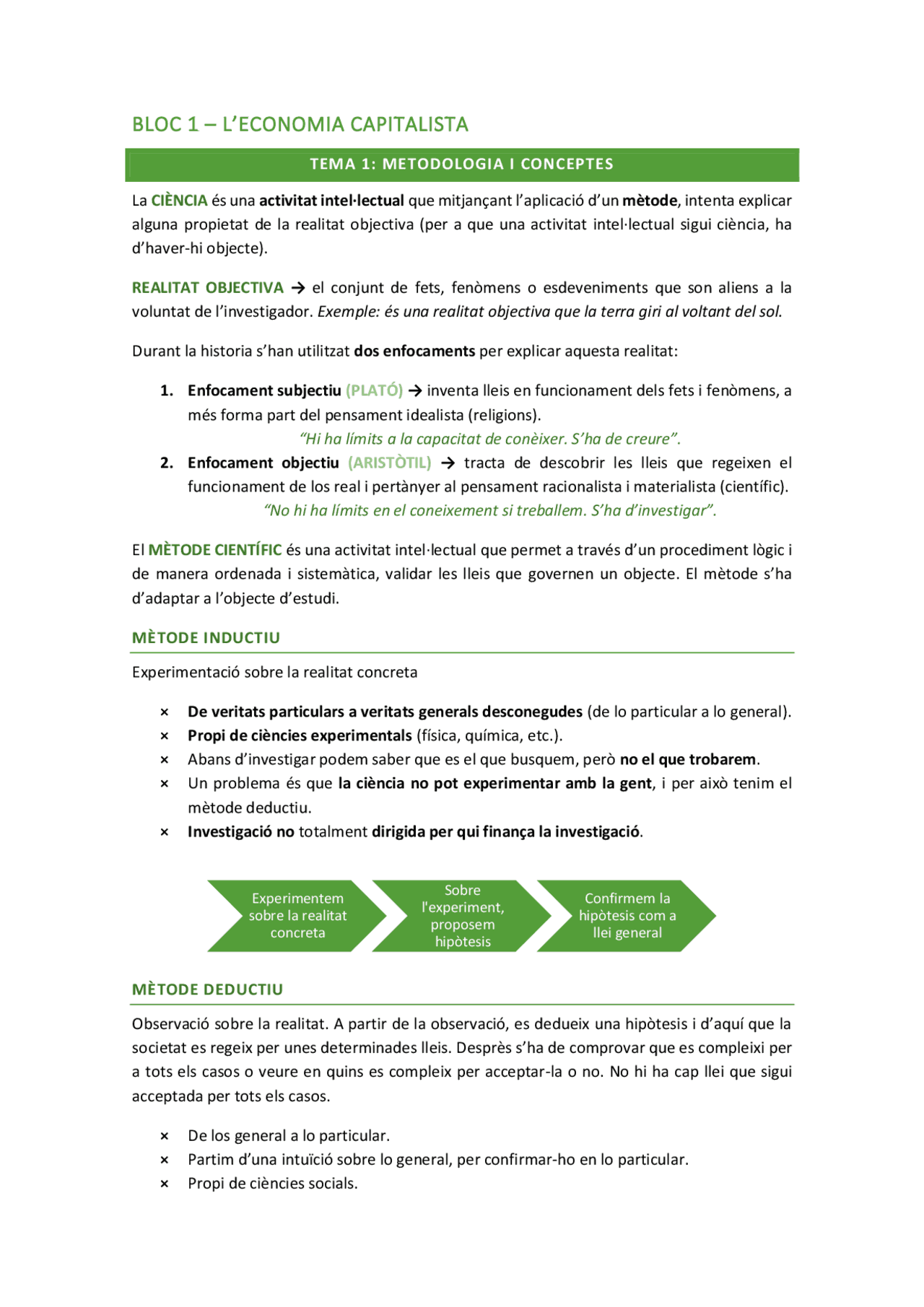 Tema 1 Metodologia Y Conceptos Apuntes De Economía Mundial Docsity