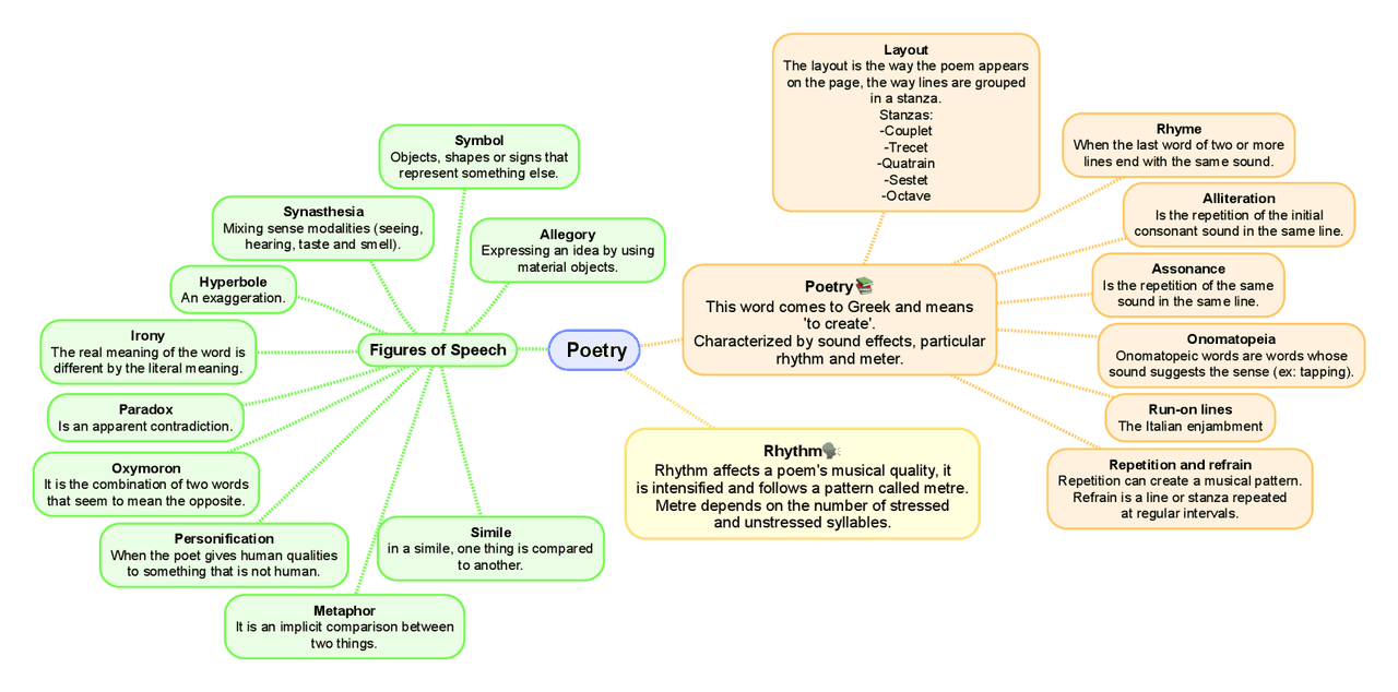 Poetry - layout, figures of speech, rhythm - libro 'Amazing minds ...