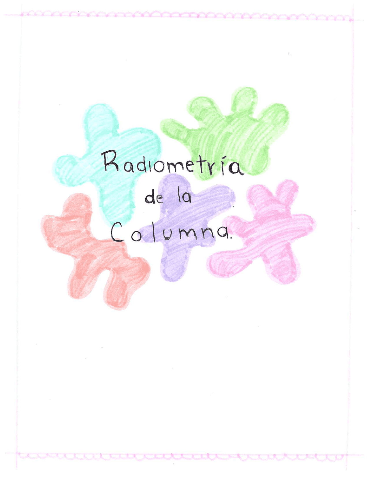 Radiometria De La Columna Apuntes De Radiología Docsity