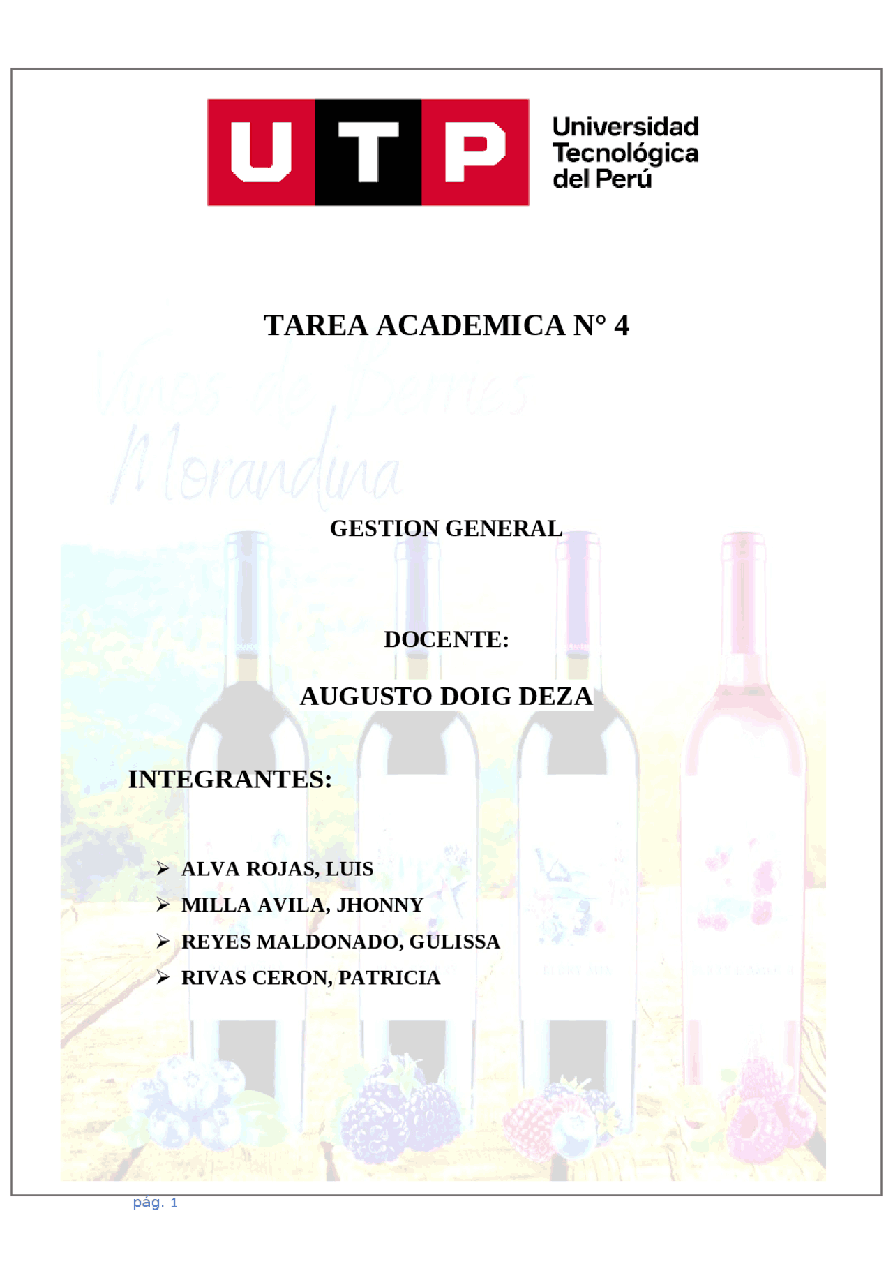Tarea Academica Numero 04 Monografías Ensayos De Introducción A La
