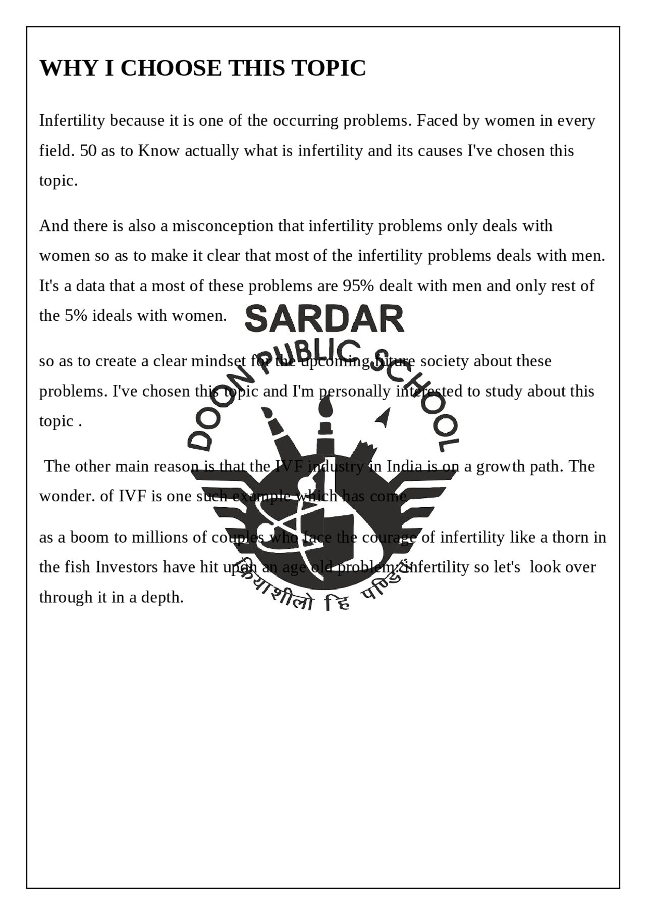 Biology project investigatory | Study Guides, Projects, Research ...