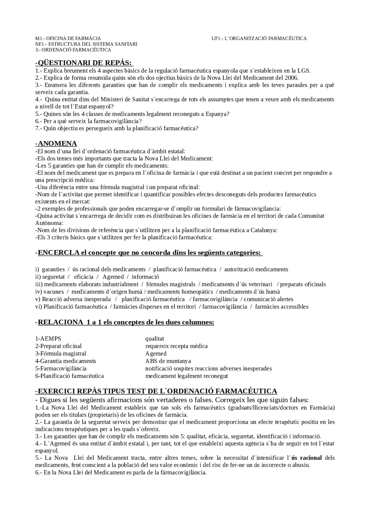 Lengua Castellana Y Literatura Esquemas De Espanhol Docsity