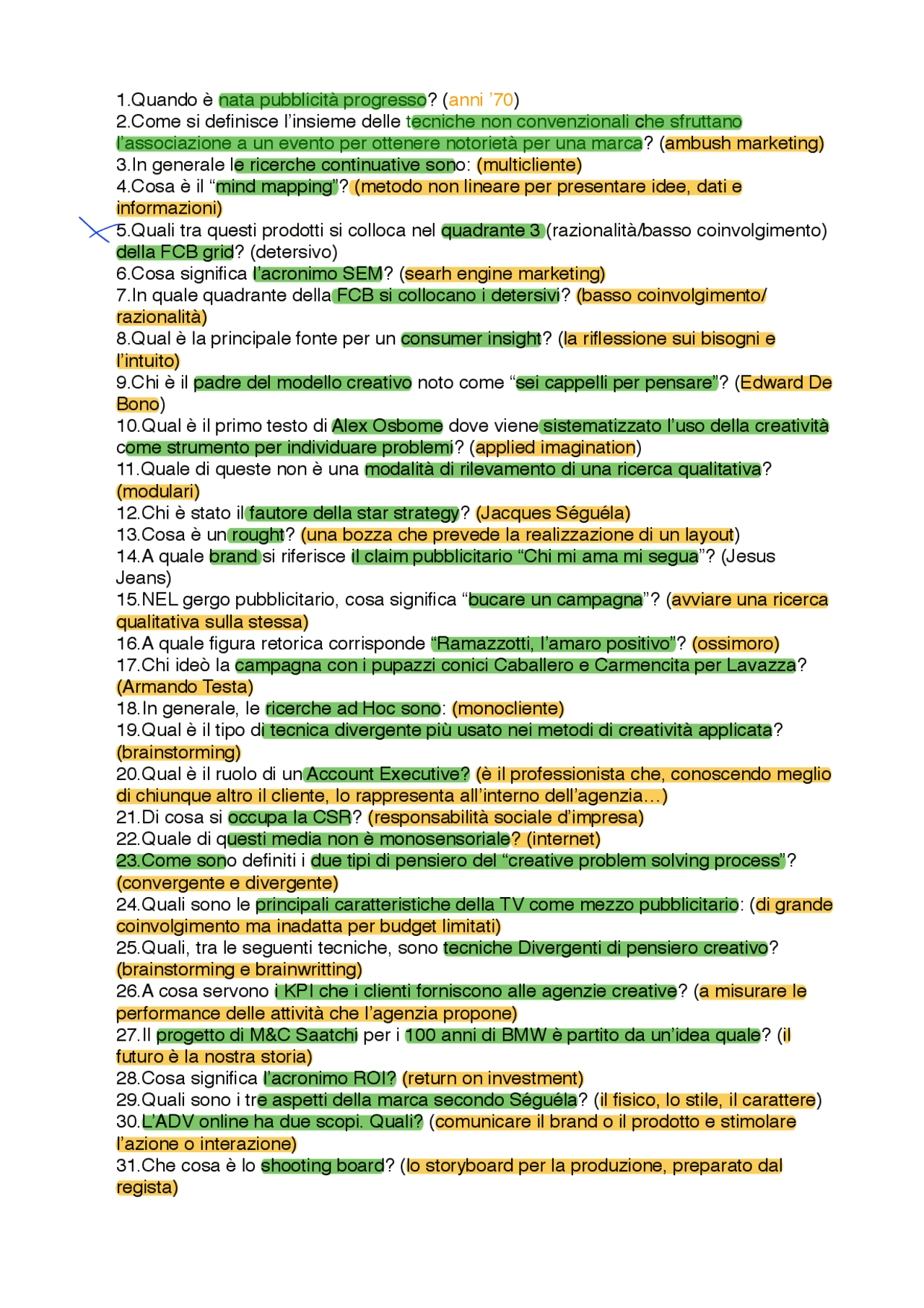 Semiotica Domande Complete Schemi E Mappe Concettuali Di Semiotica