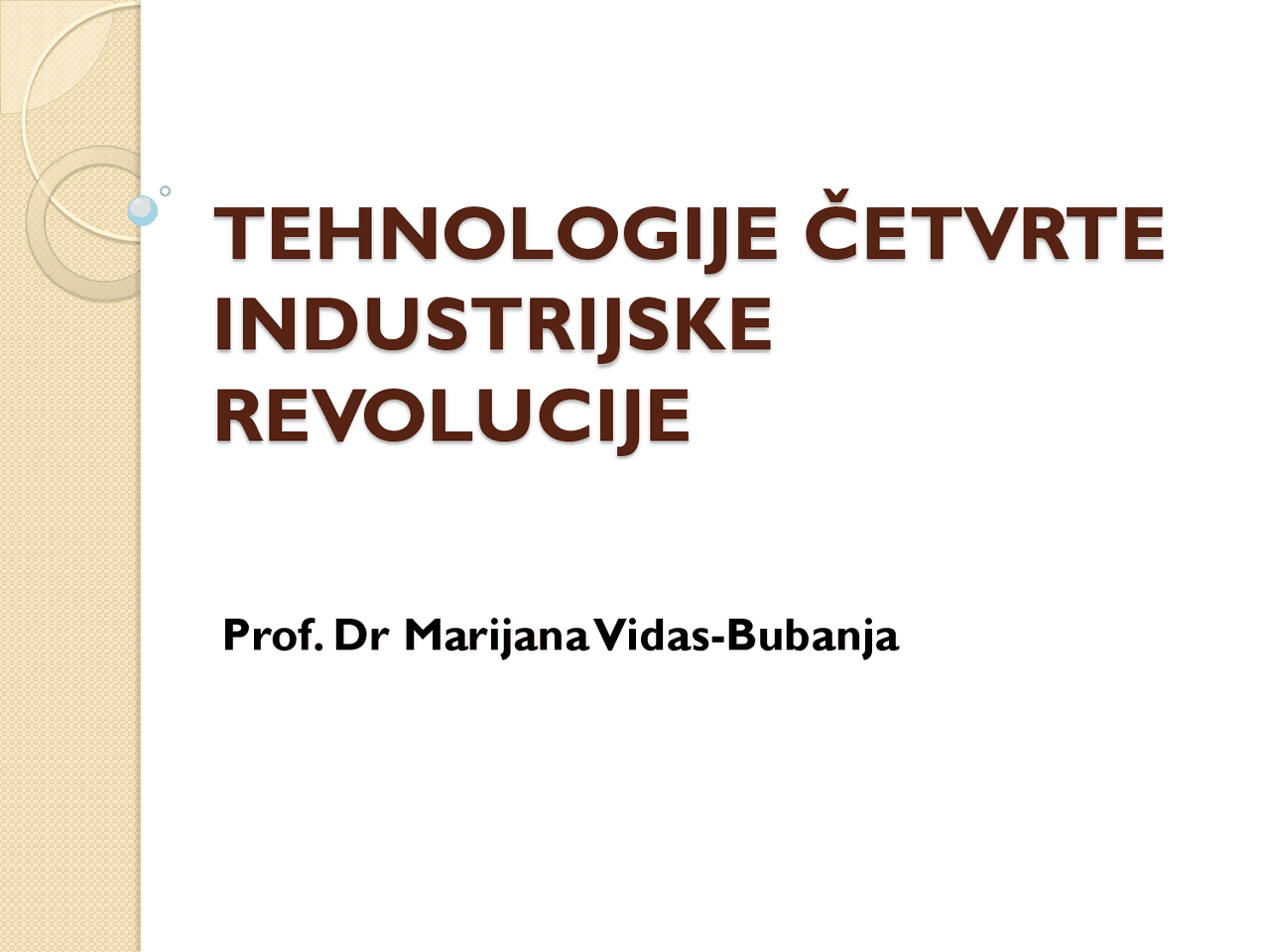 Tehnologije četvrte industrijske revolucije | Ispiti' predlog ...