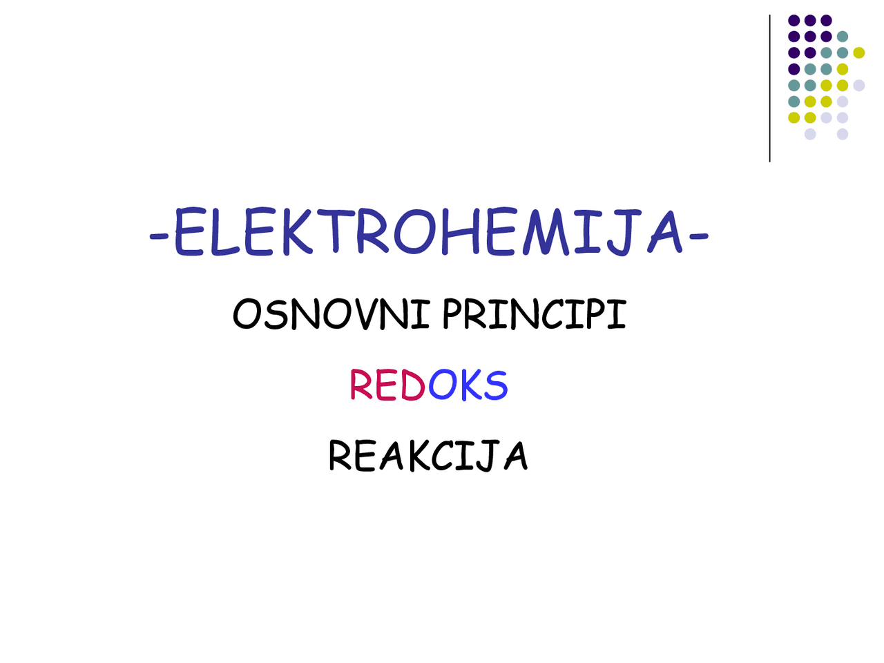 ELEKTROHEMIJA | Skripte od Elektrohemija | Docsity